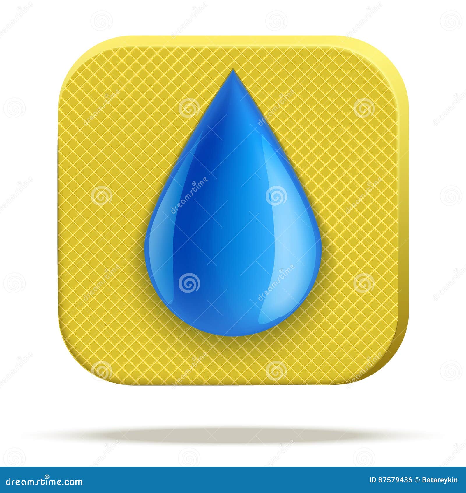 Icon of Waterproof Material. Stock Vector - Illustration of crosslinked ...