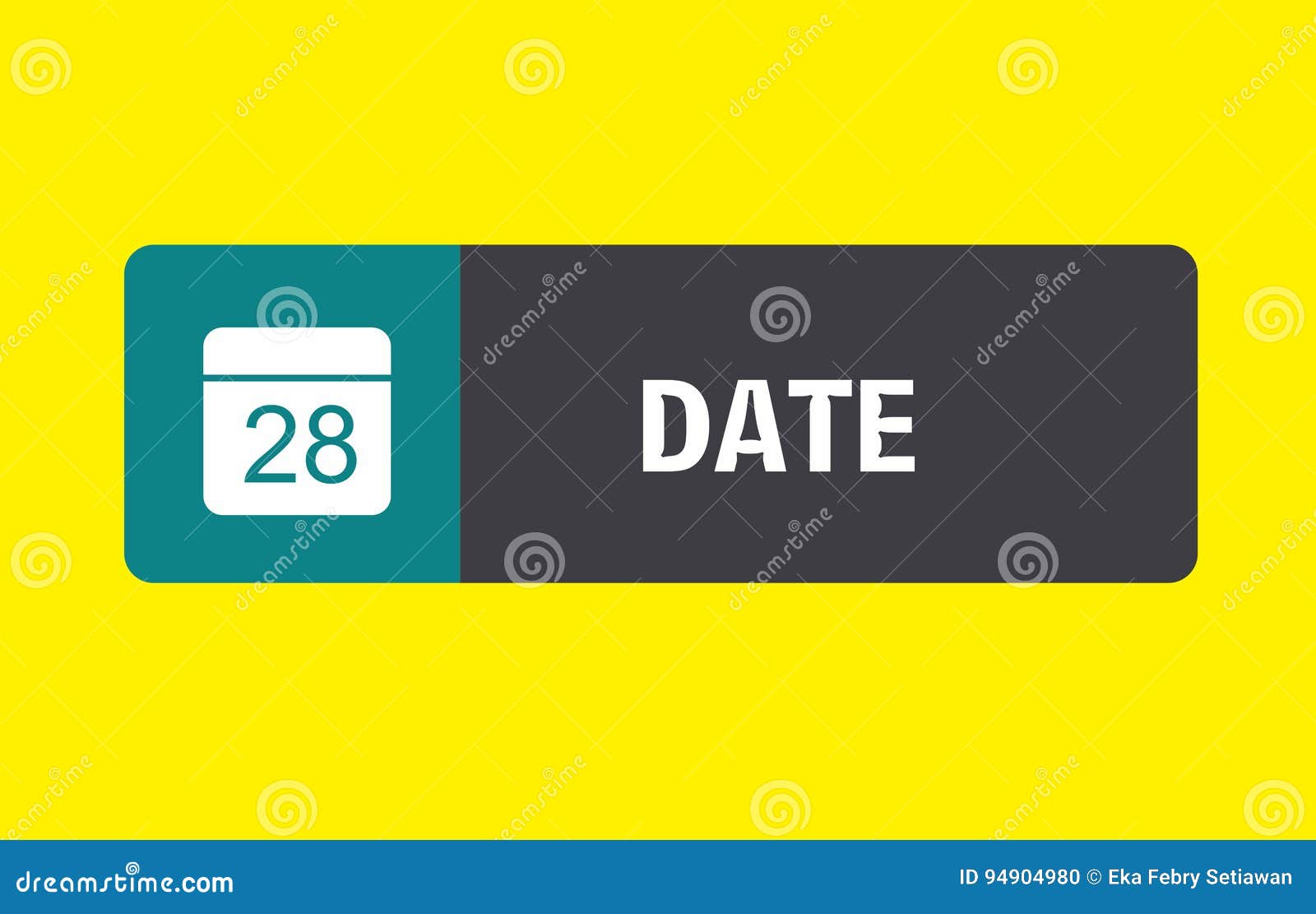 Icon web date stock illustration. Illustration of balloon - 94904980