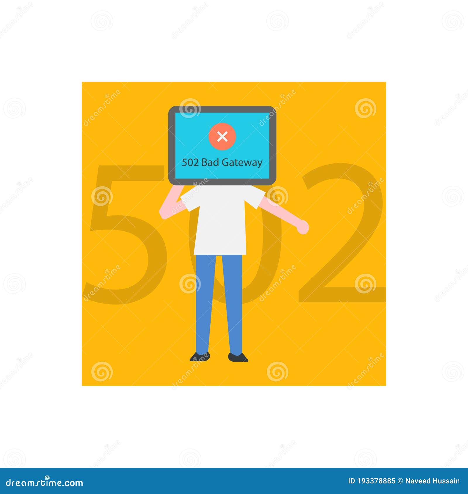 502 flat color icon stock vector. Illustration of male - 193378885