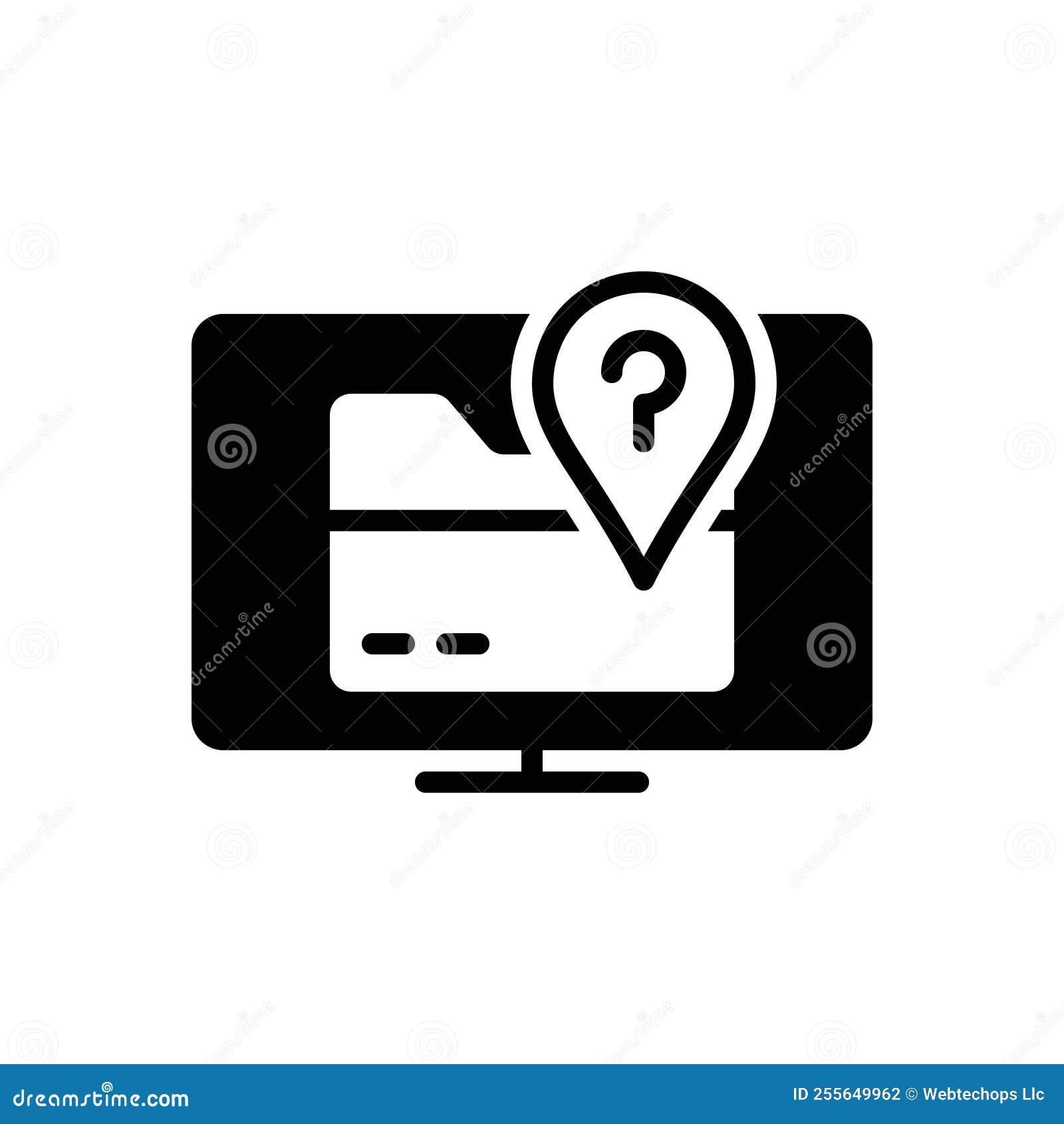 Black Solid Icon for Where, Location and Position Stock Vector ...