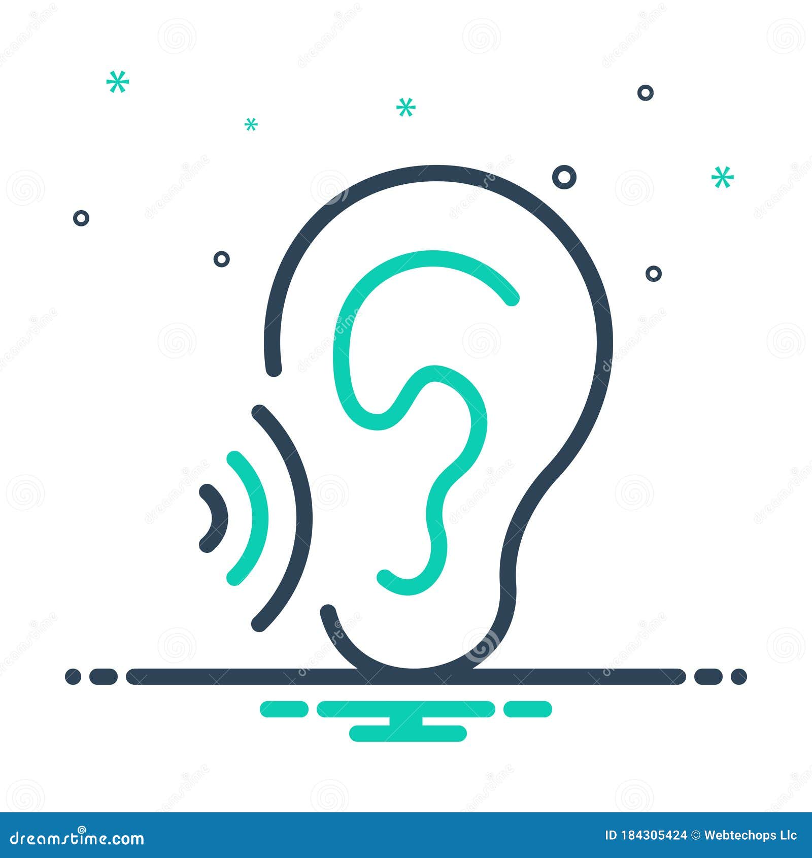 Mix Icon for Whisper, Speak and Buzz Stock Vector - Illustration of ...