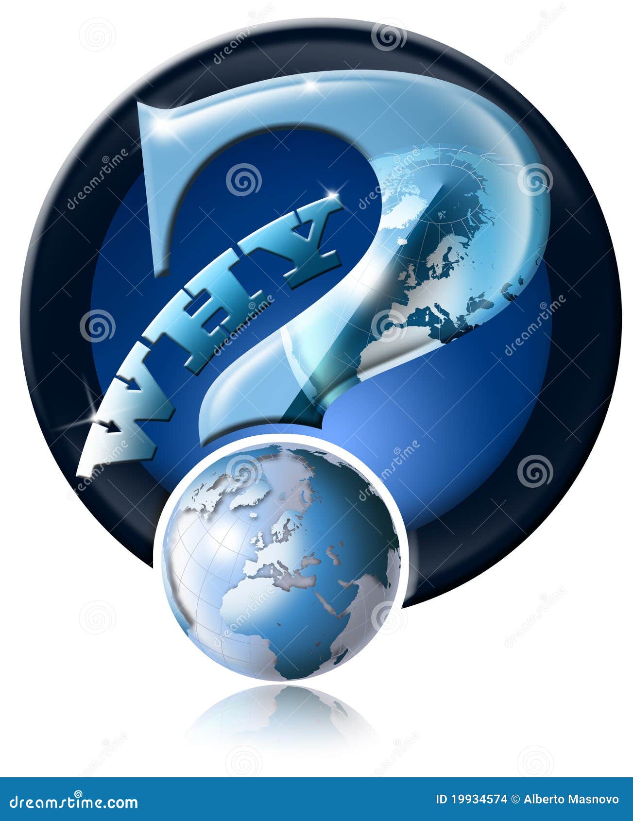 Icon Why global questions? stock illustration. Illustration of ideology ...