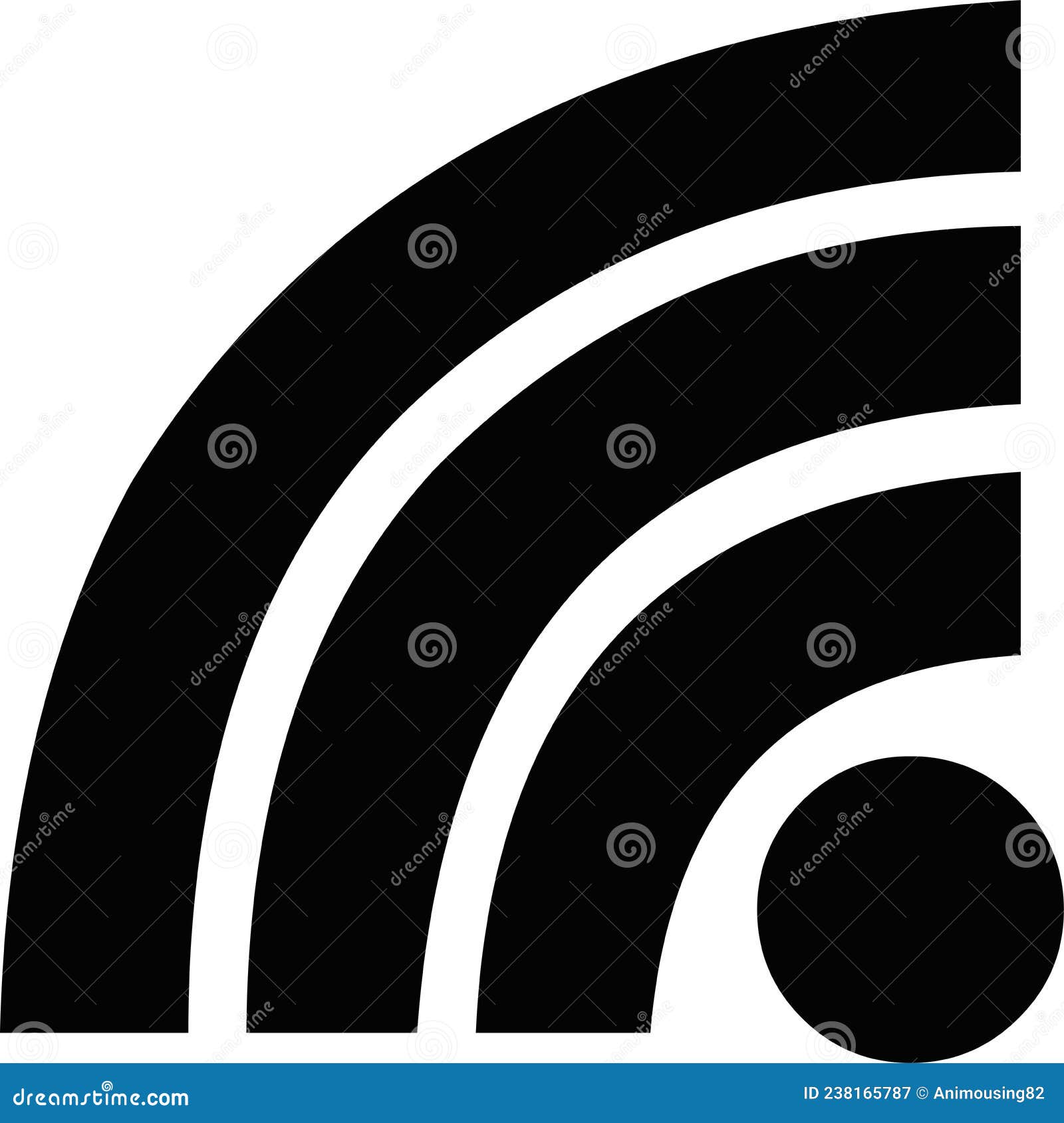 Icon wi-fi connected stock vector. Illustration of connection - 238165787