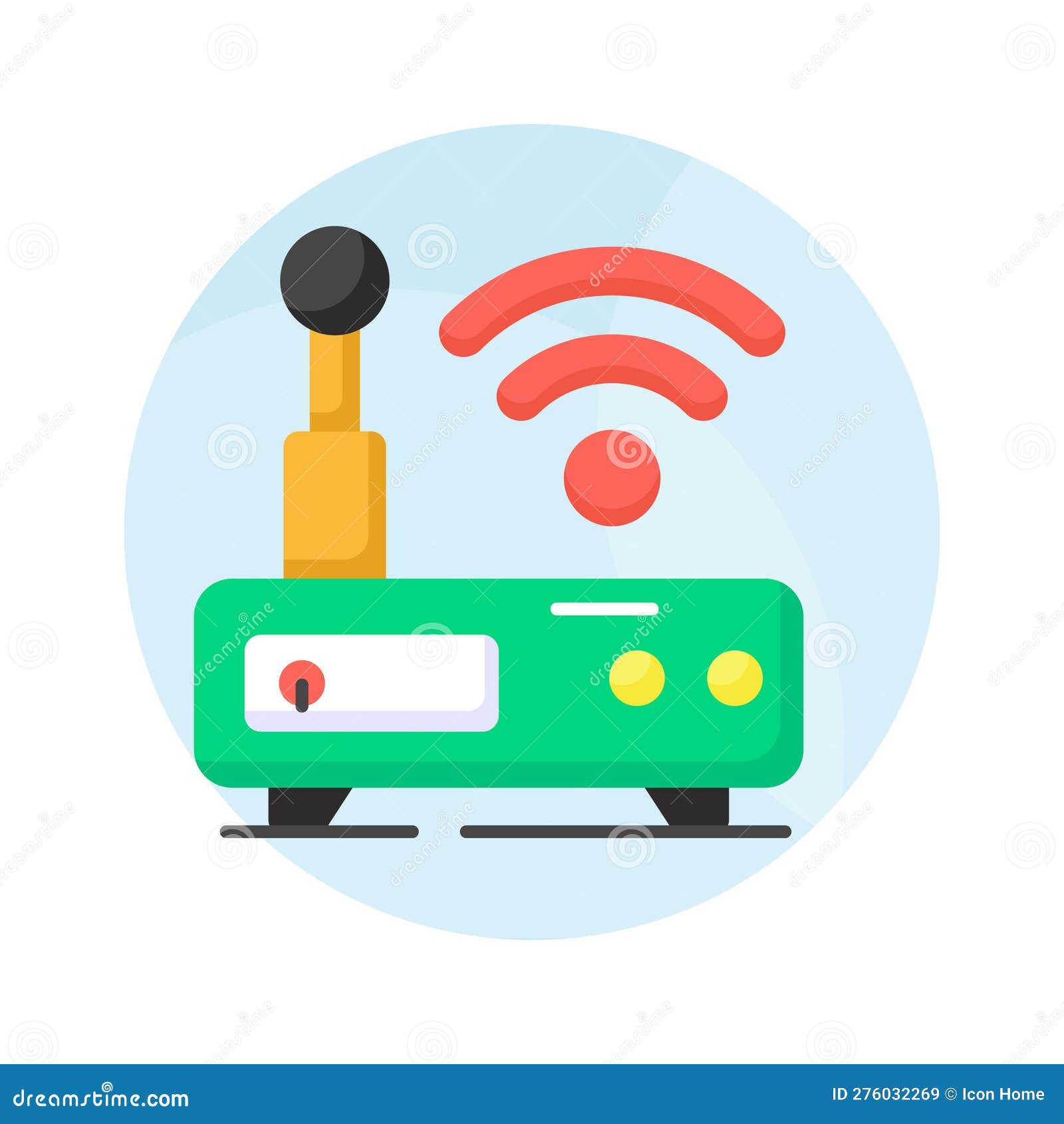An Icon of Wifi Router Shows Networking Device that Enables Wireless ...