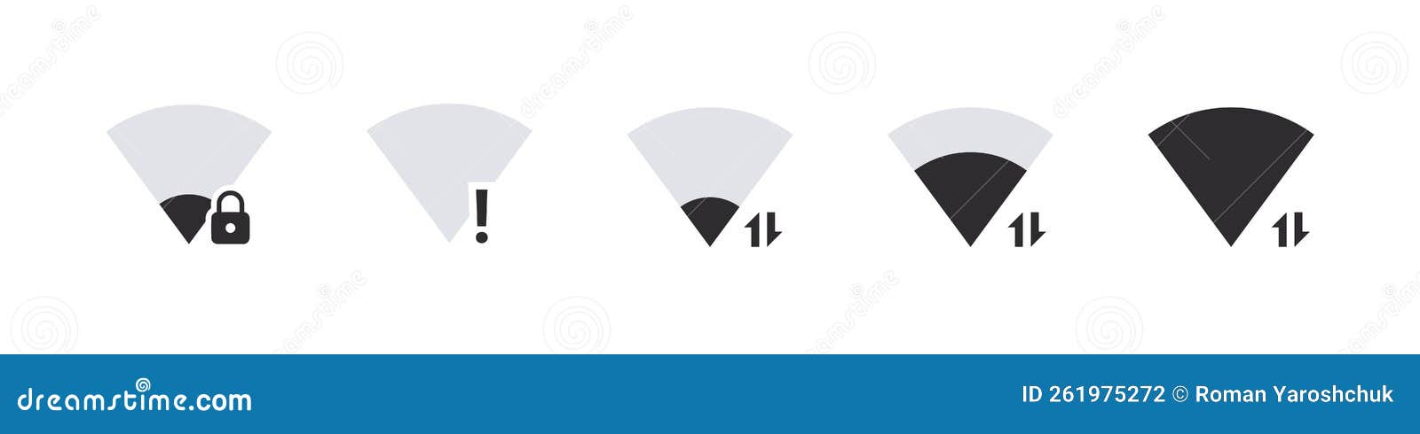 Icon Wifi Signal. Wireless Internet Symbol. Internet Connection Symbol ...