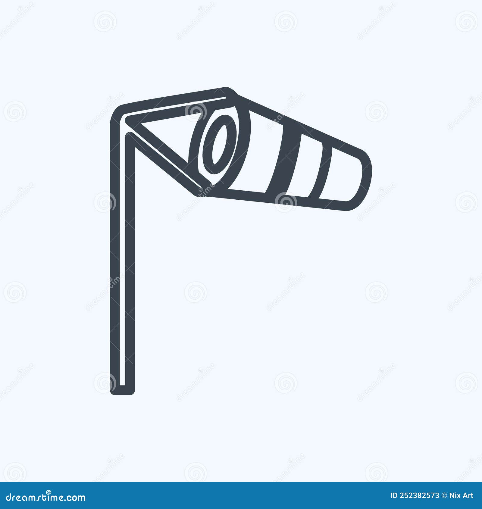 Icon Wind Indicator. Suitable for Disasters Symbol. Line Style. Simple ...