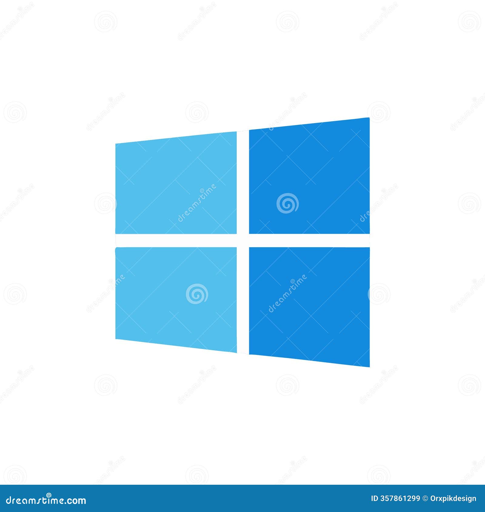 Icon of Windows Logo for Software Development Stock Illustration ...