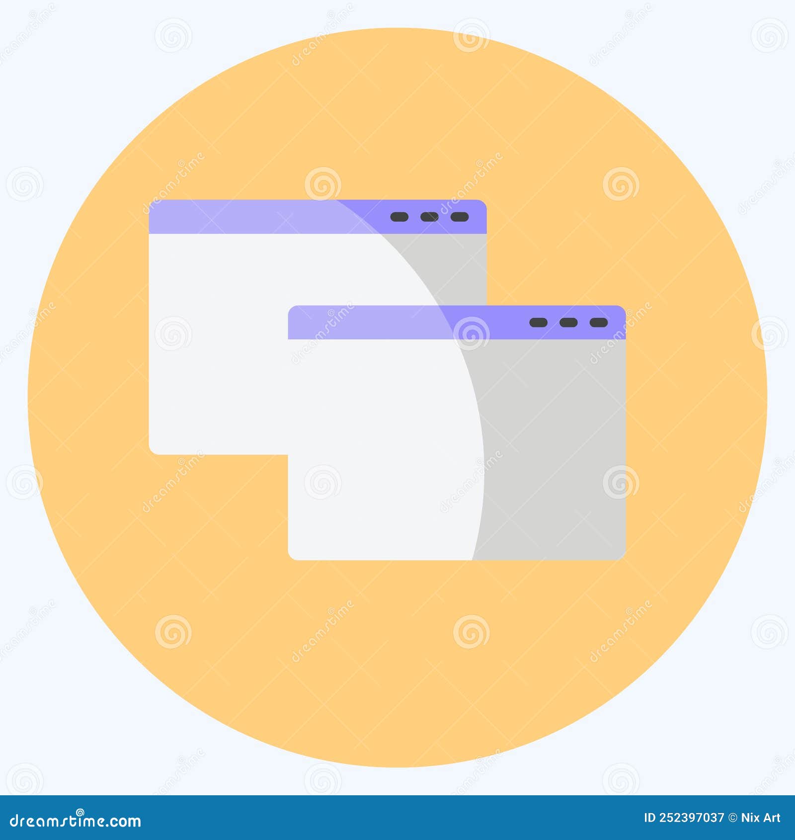 Icon Windows. Suitable for Web Interface Symbol. Flat Style. Simple ...