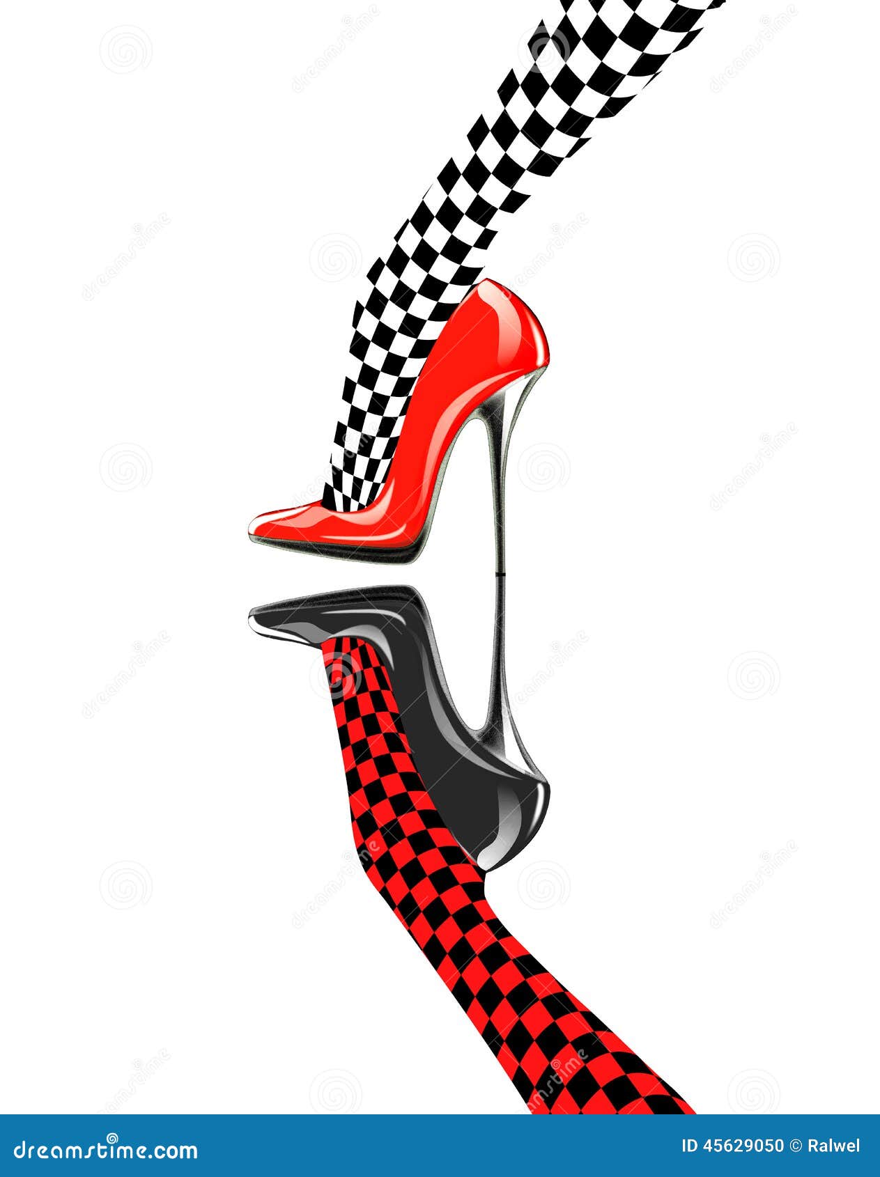 Icon Women S Shoe. High Heels Stock Illustration - Illustration of ...