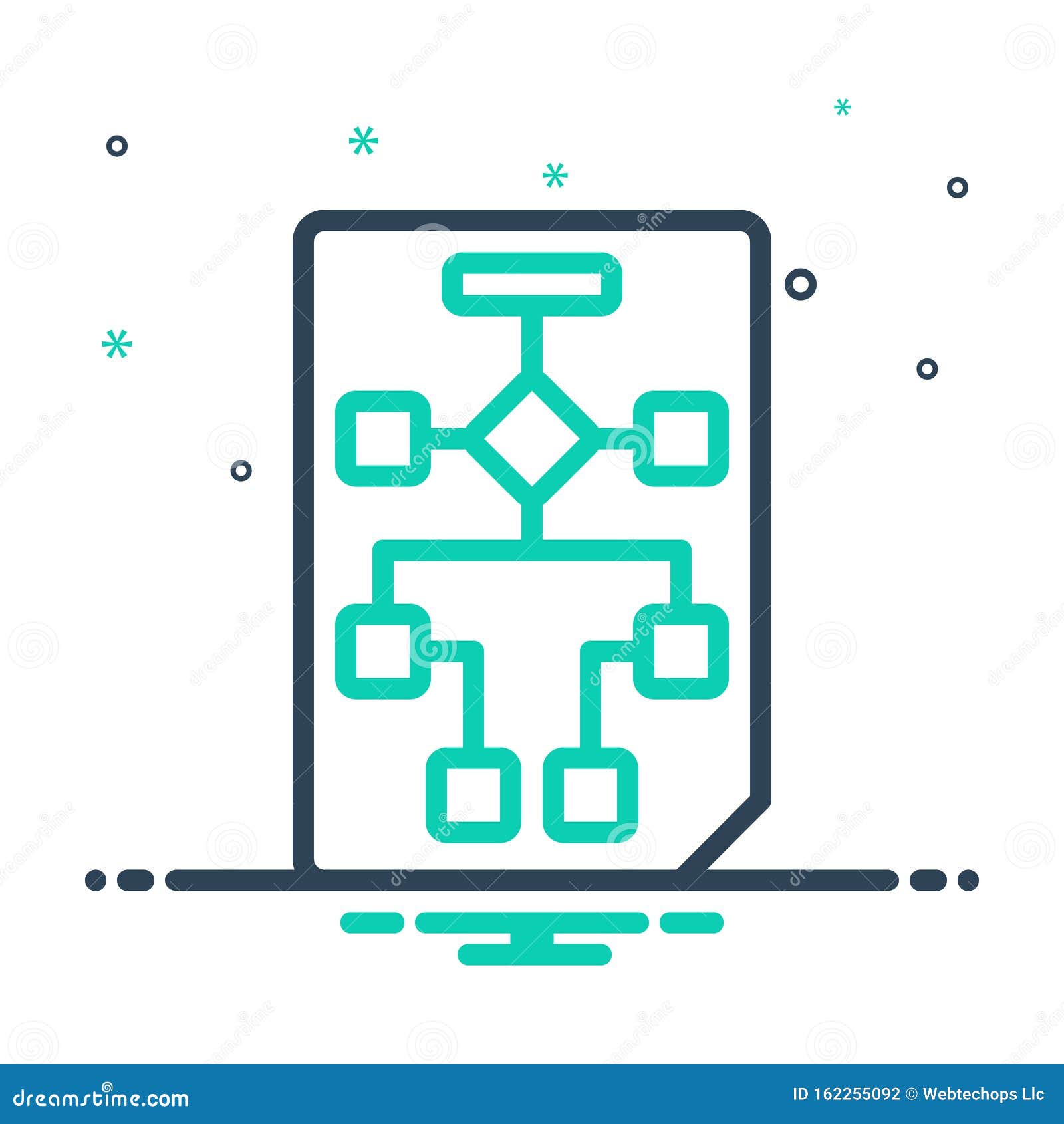 Mix Icon for Workflow Planning, Plan and Project Stock Vector ...
