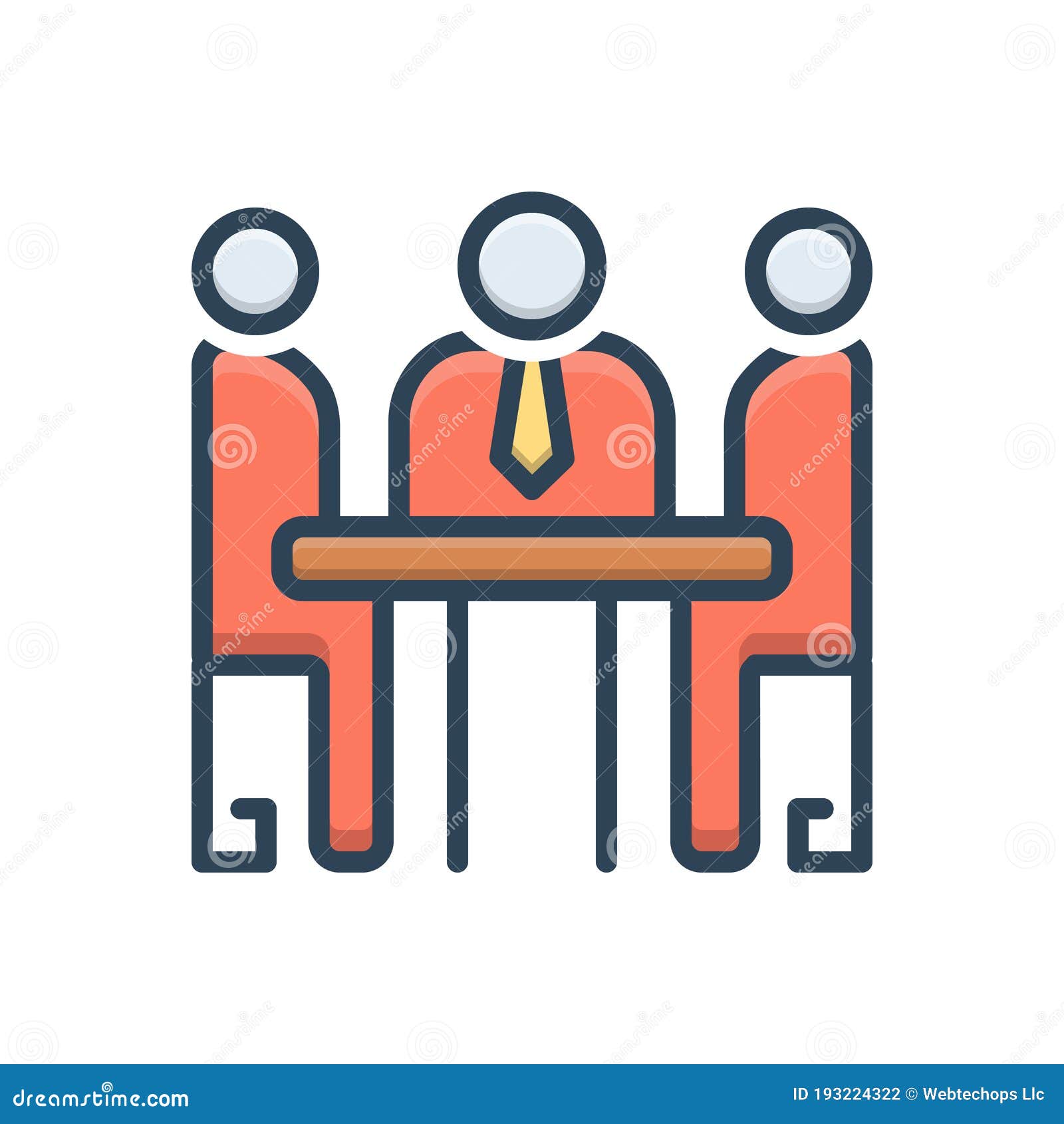 Color Illustration Icon for Workplan, Scheme and Project Stock ...