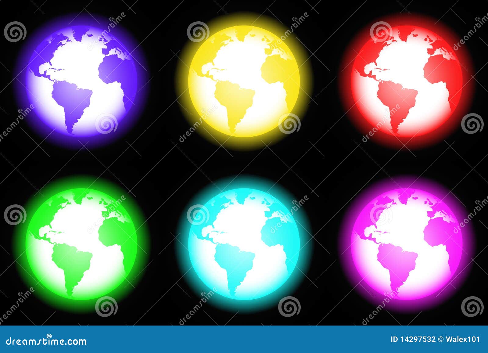 Icon world neon style (01) stock illustration. Illustration of asia ...
