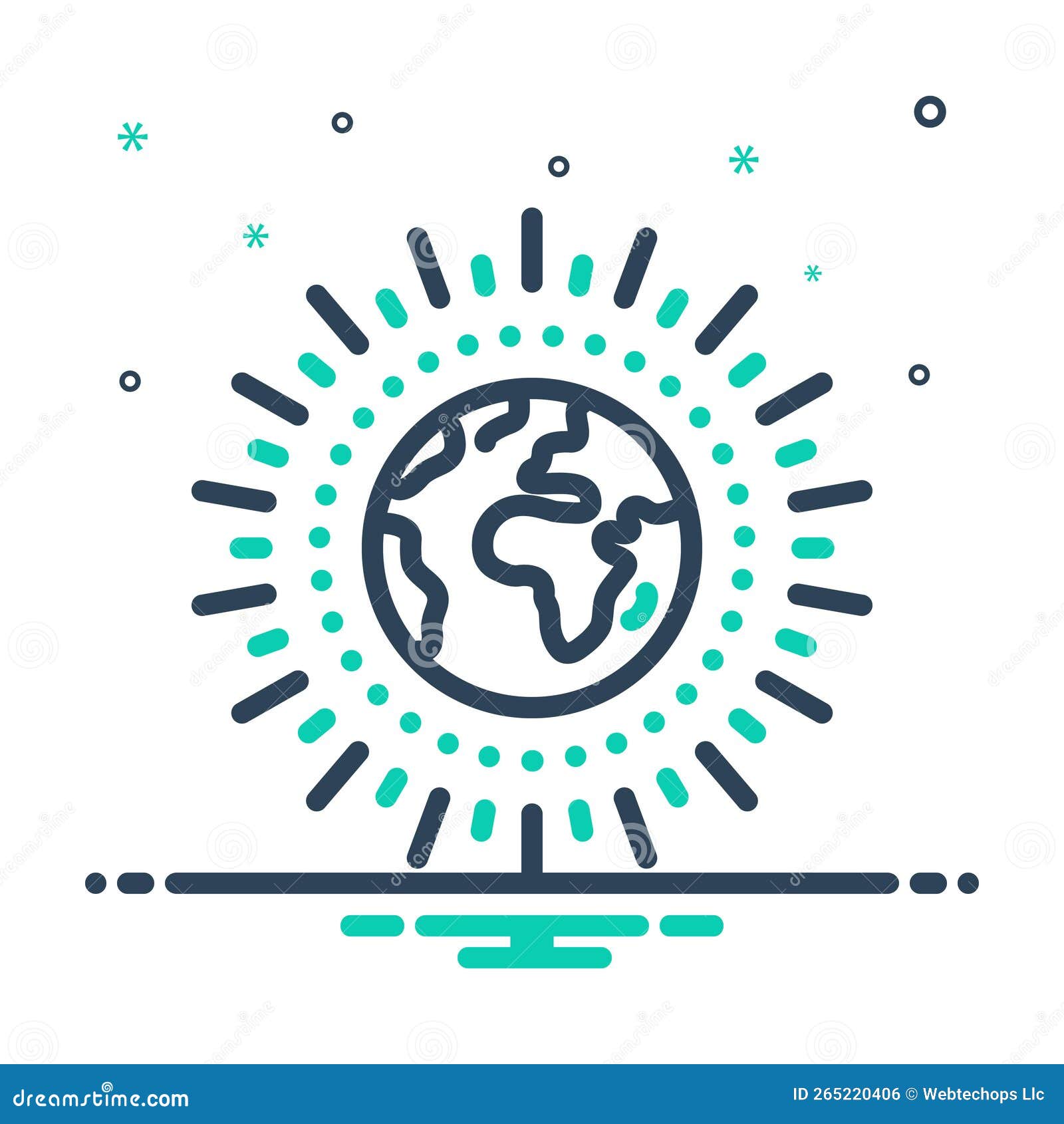Mix Icon for Worldwide, Universal and Global Stock Vector ...