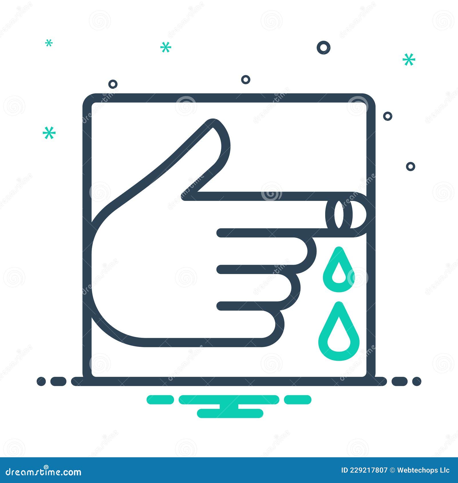 Mix Icon for Wound, Injury and Cut Stock Vector - Illustration of ...