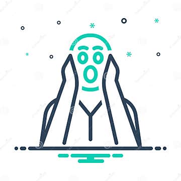 Mix Icon for Wow, Reaction and Surprise Stock Vector - Illustration of ...