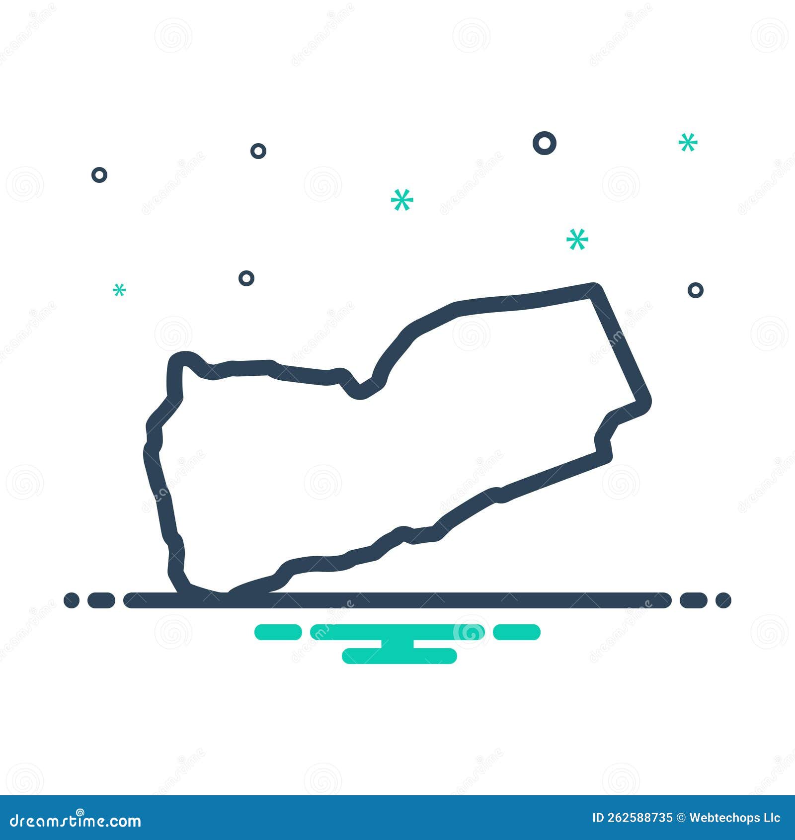 Mix Icon for Yemen, Map and Arab Stock Vector - Illustration of arab ...