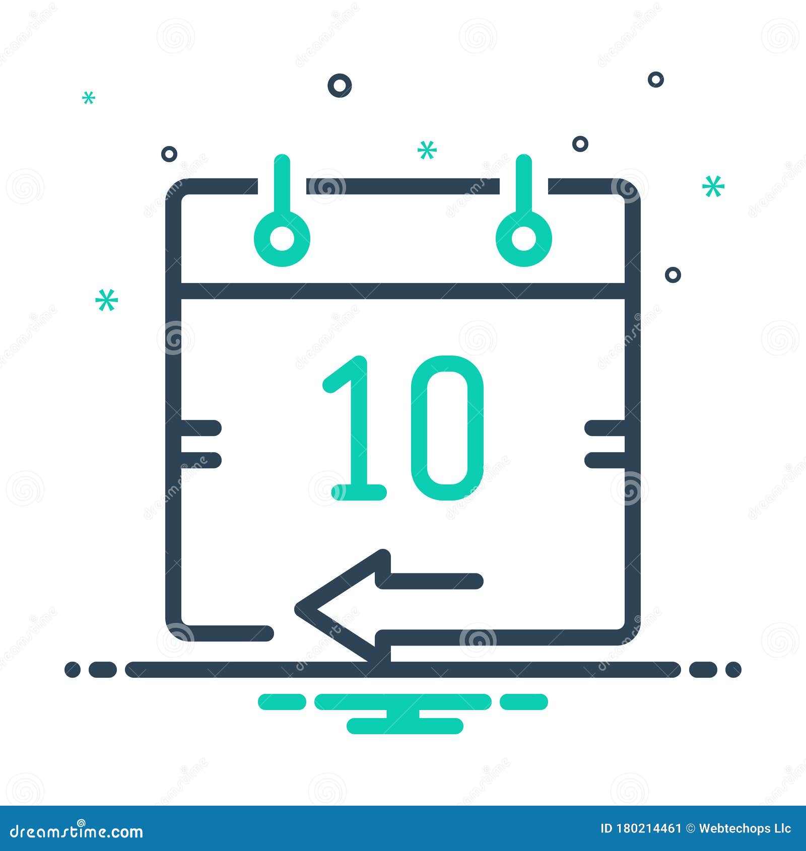 Mix Icon for Yesterday, Calender and Day Stock Vector - Illustration of ...