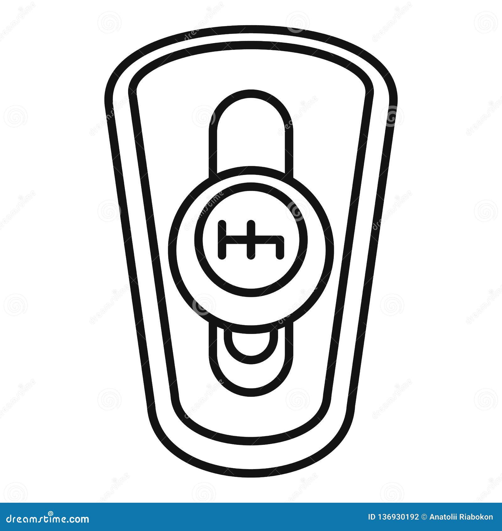 Icona Automatica Del Cambio Dell'automobile, Stile Del Profilo ...