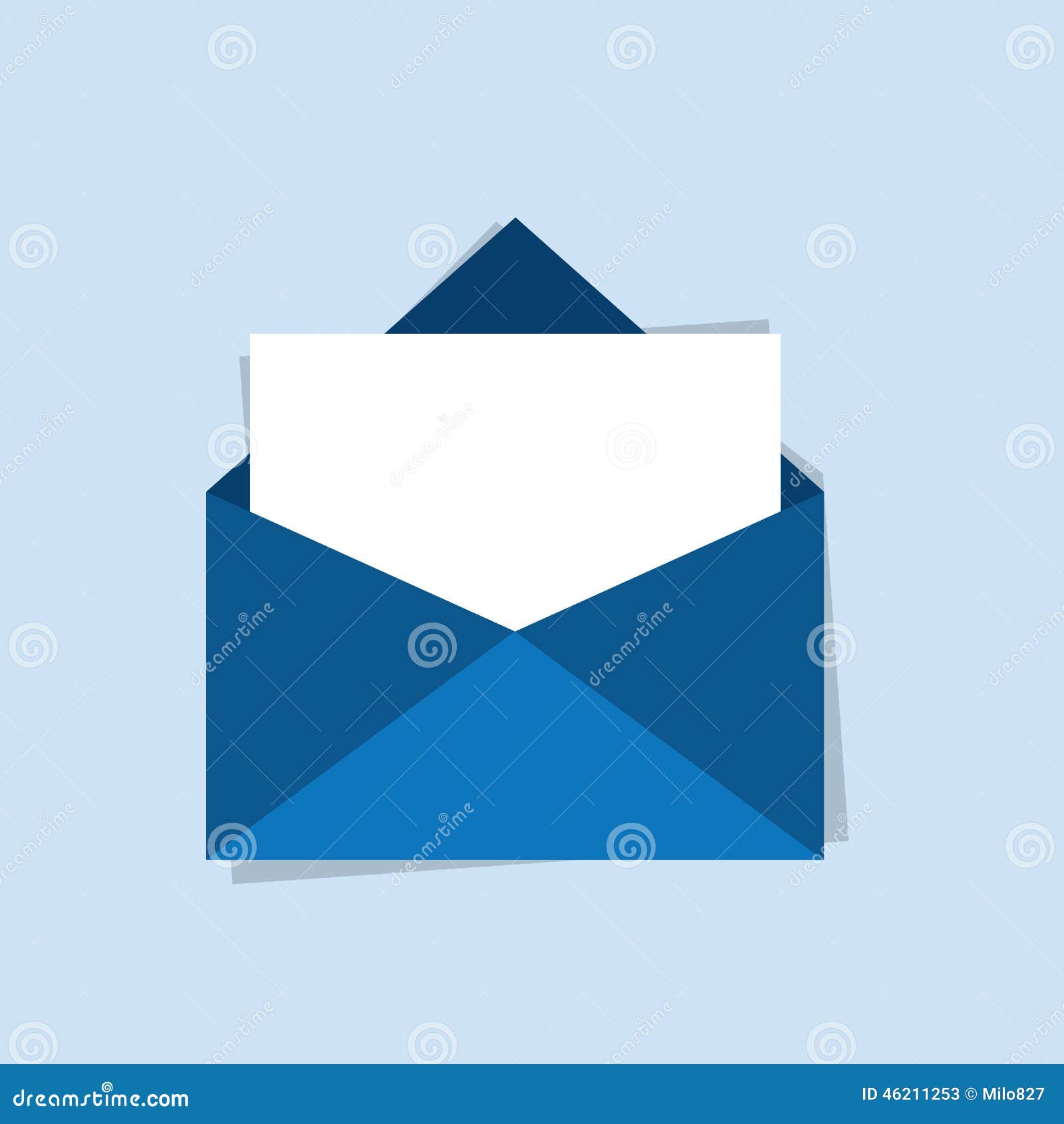 Icona in Bianco Della Lettera Della Busta Illustrazione Vettoriale ...