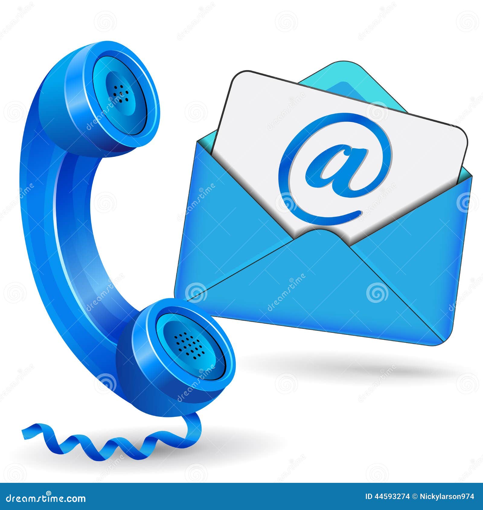 Icona Blu Del Contatto Di Vettore Illustrazione Vettoriale ...