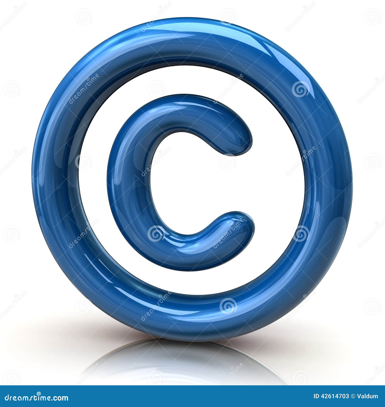 Icona blu del copyright fotografia stock editoriale. Illustrazione di ...