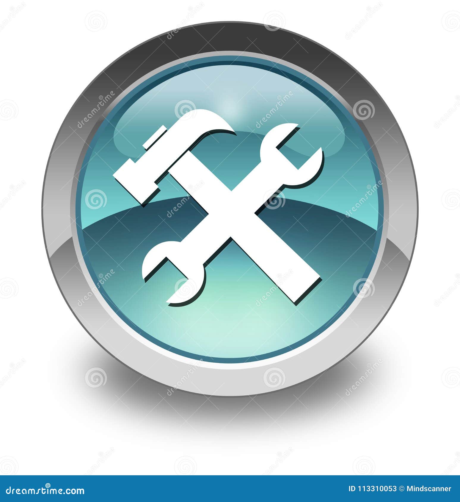 Icona, Bottone, Strumenti Del Pittogramma Illustrazione di Stock ...