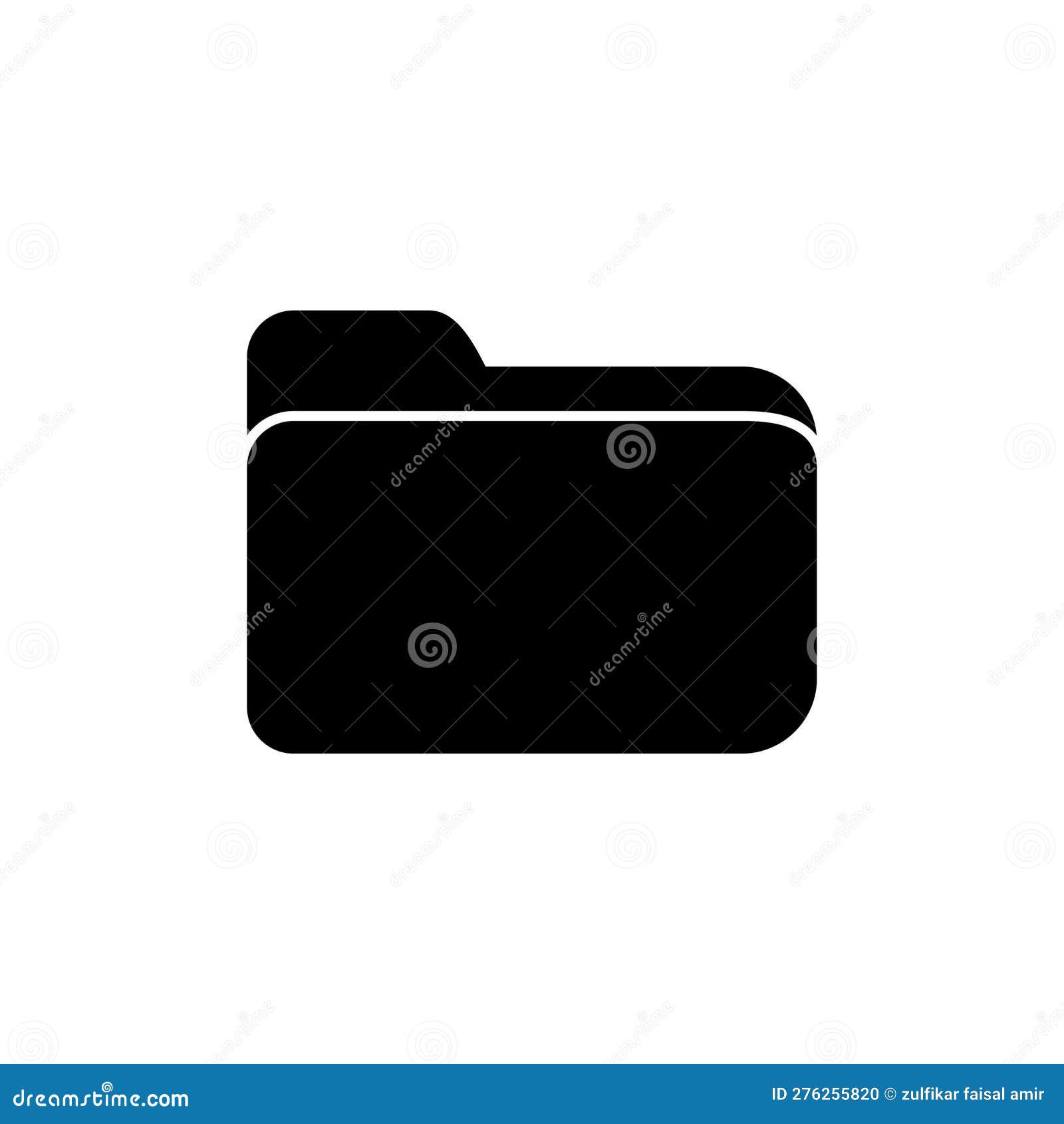 Icona Cartella . Icona Della Cartella Documenti Illustrazione di Stock ...