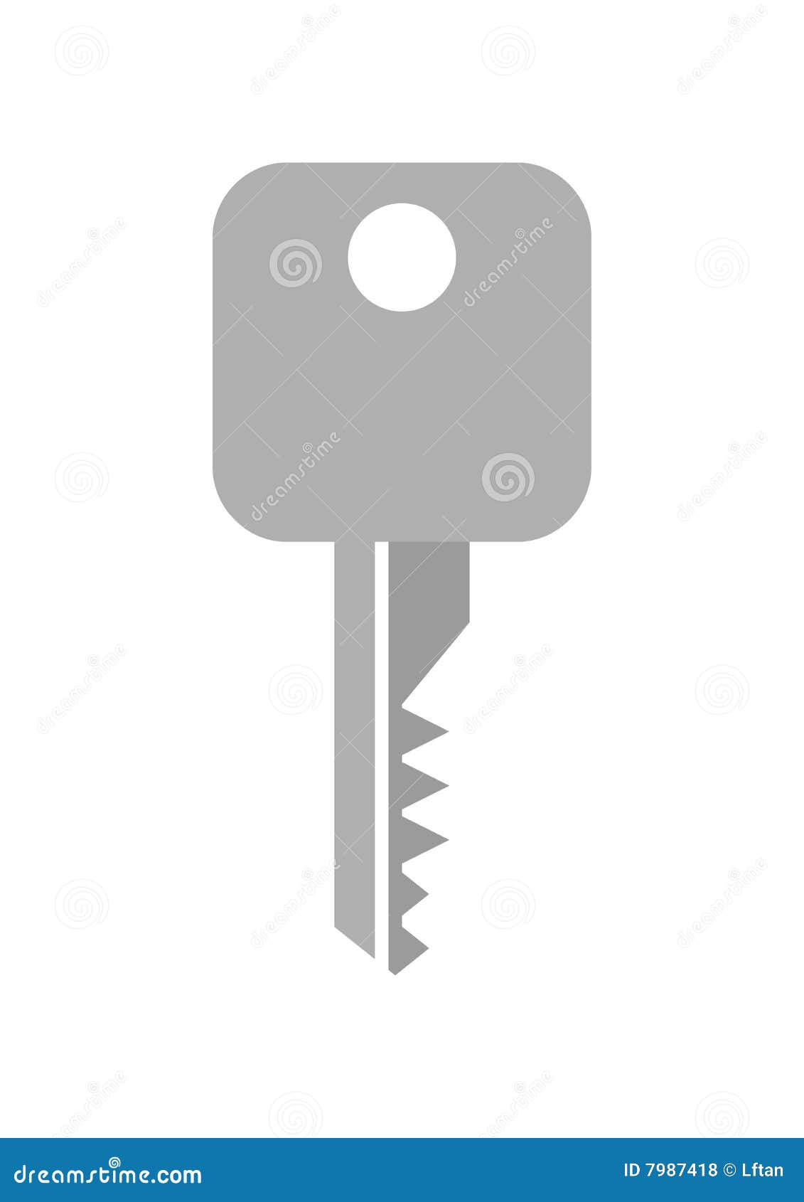 Icona chiave illustrazione vettoriale. Illustrazione di carattere - 7987418