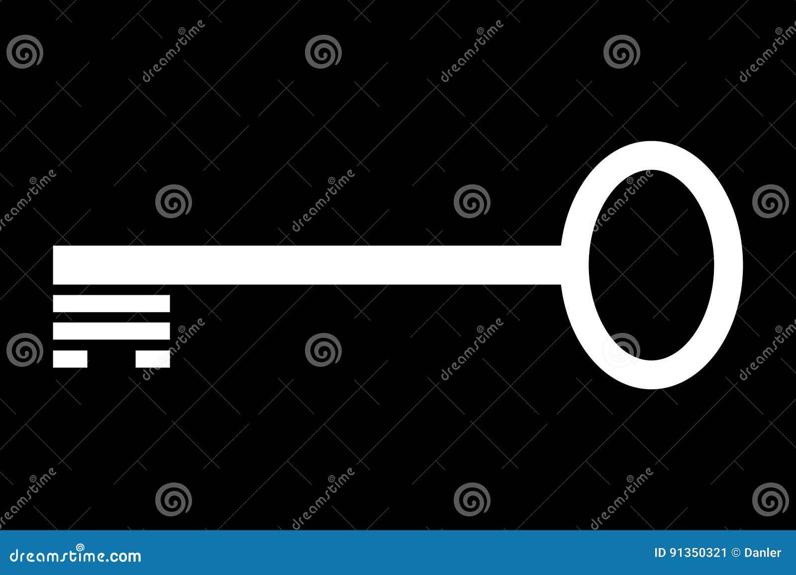 Icona chiave di vettore illustrazione vettoriale. Illustrazione di ...