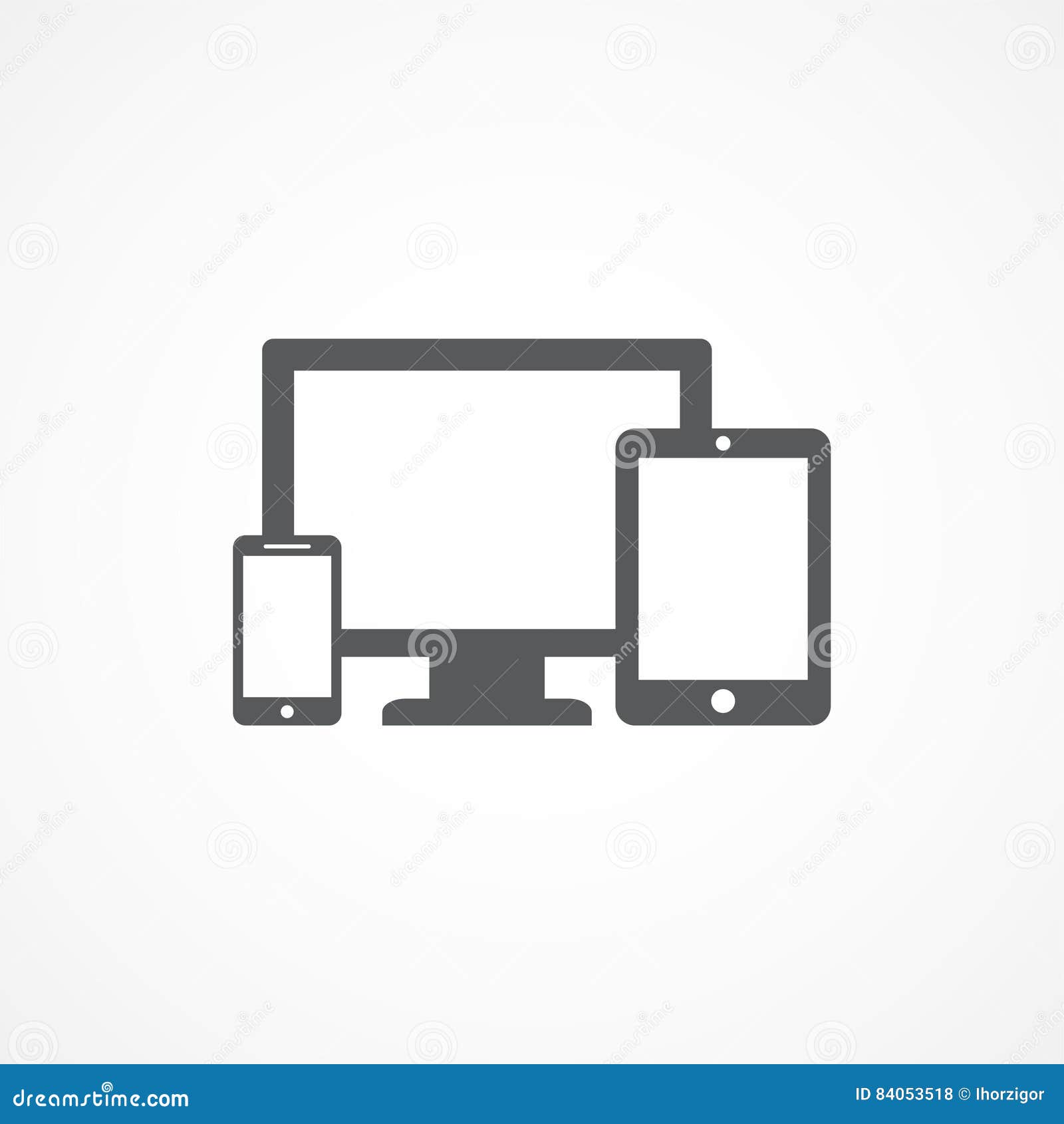 Icona dei dispositivi illustrazione vettoriale. Illustrazione di ...