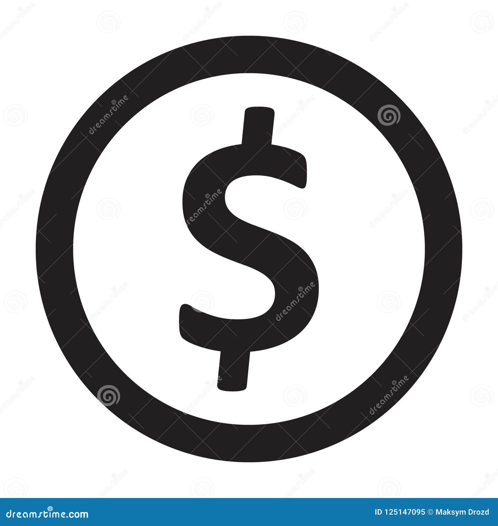 Icona Dei Soldi, Icona Dei Contanti Illustrazione Vettoriale ...