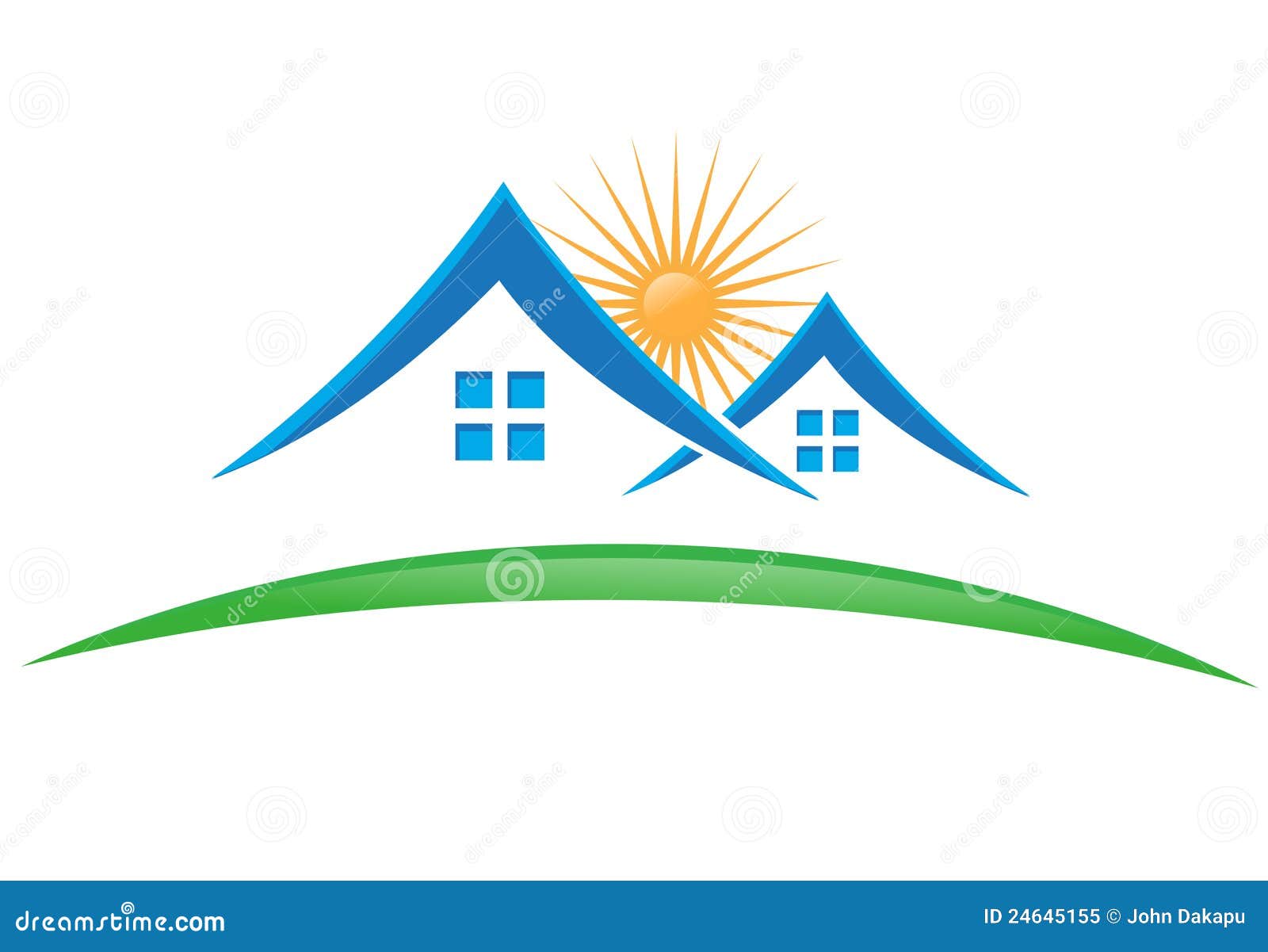 Icona del bene immobile illustrazione di stock. Illustrazione di ...