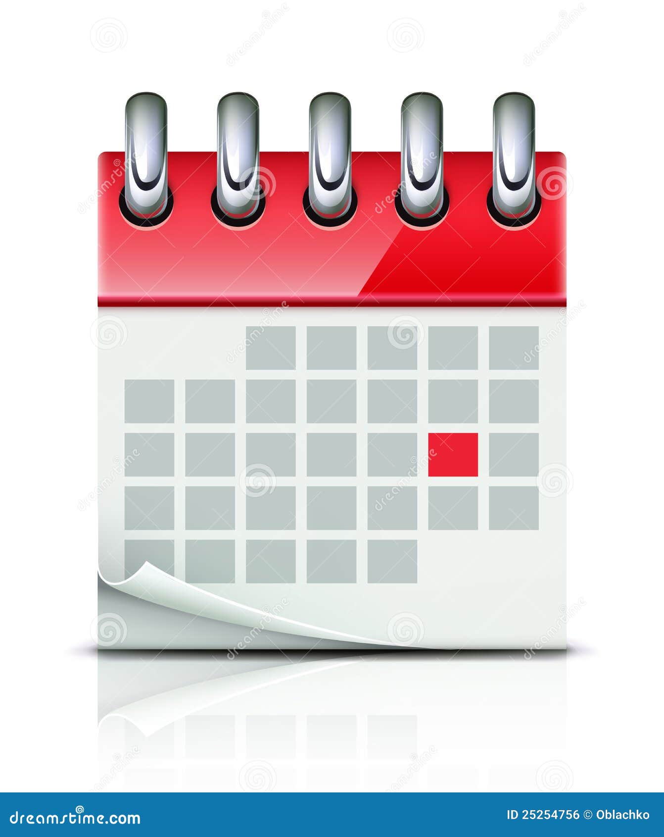 Icona del calendario illustrazione vettoriale. Illustrazione di nota ...