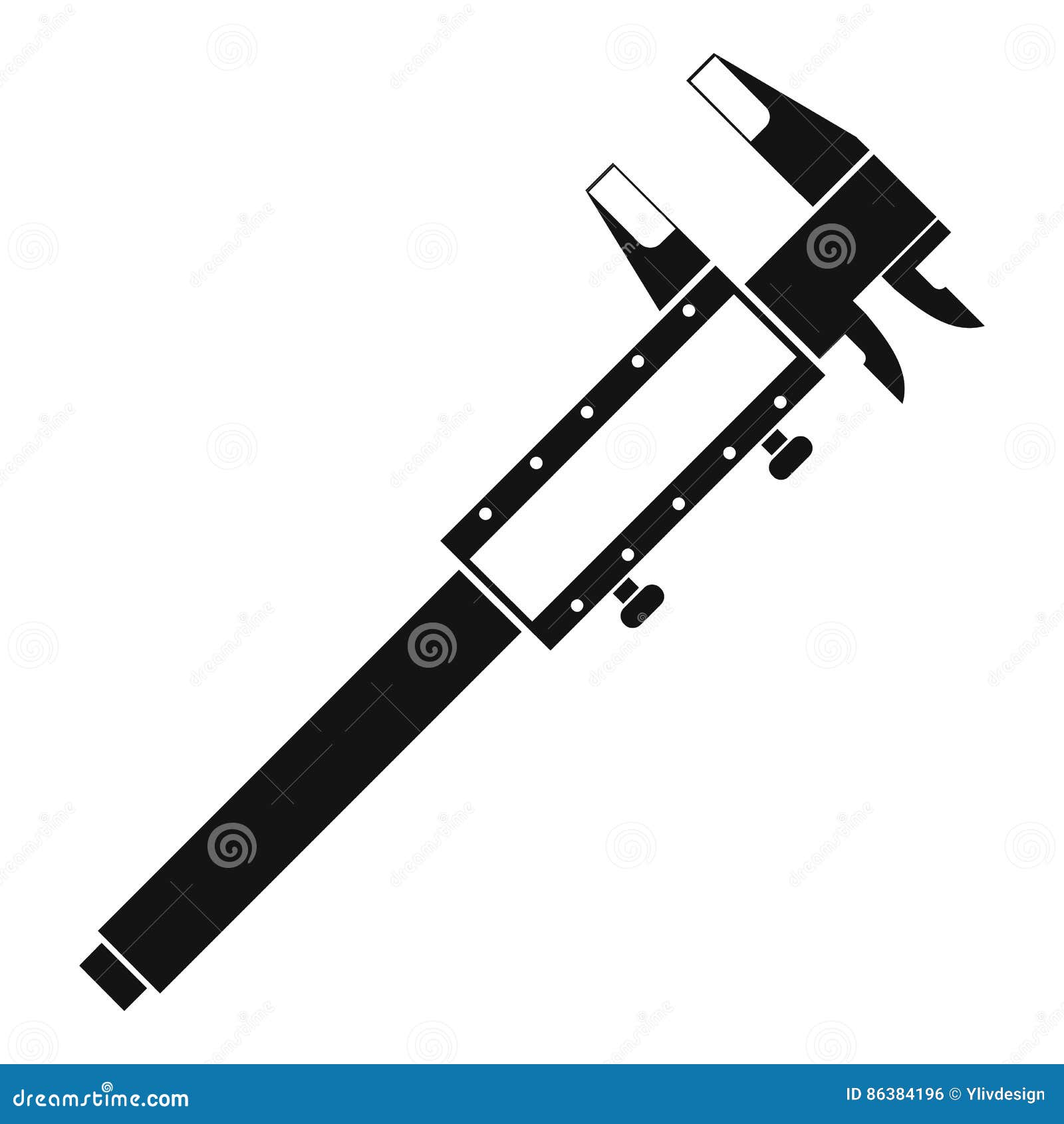 Icona Del Calibro a Corsoio, Stile Semplice Illustrazione Vettoriale ...