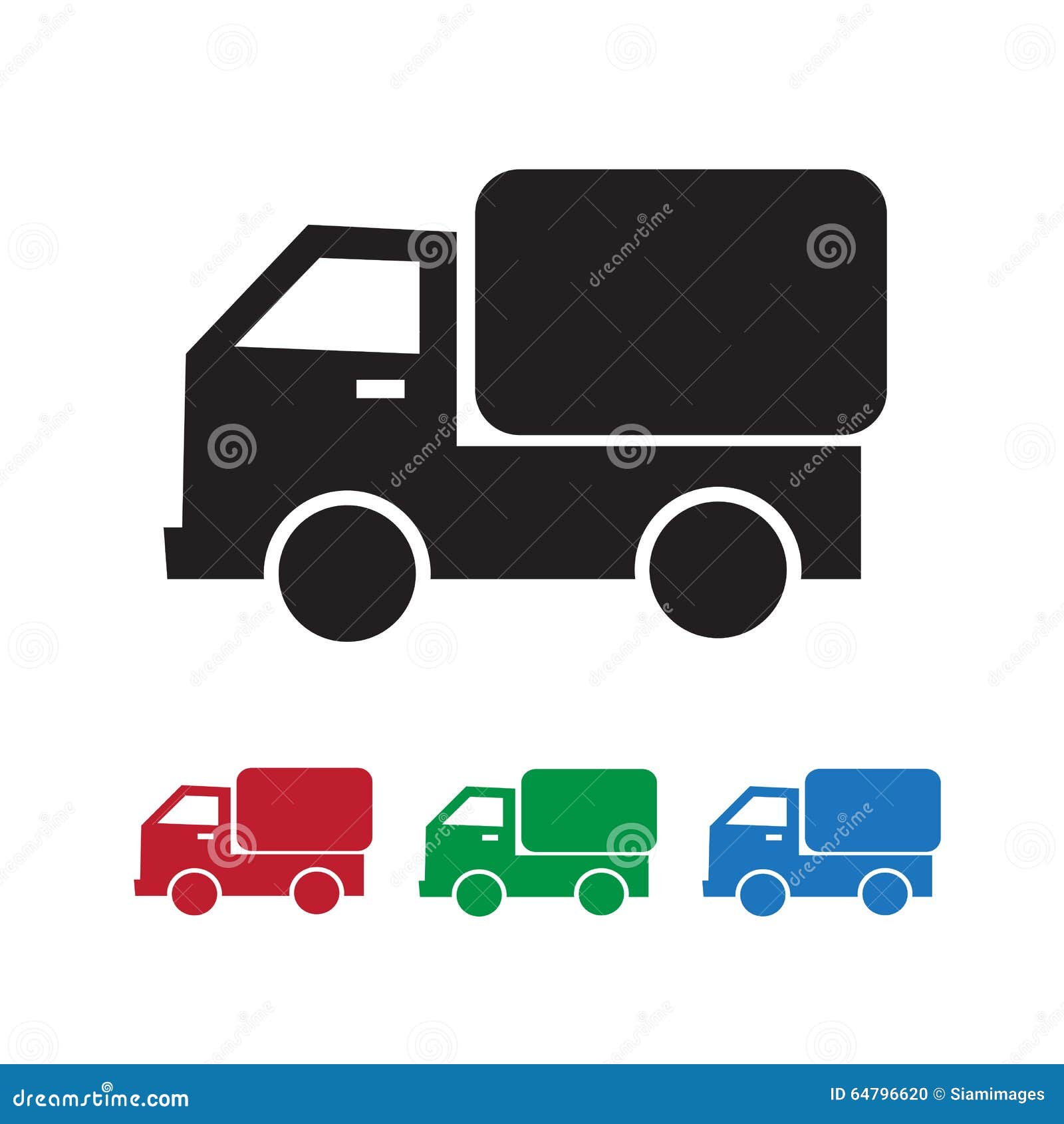 Icona Del Camion Dell'automobile Illustrazione Vettoriale ...