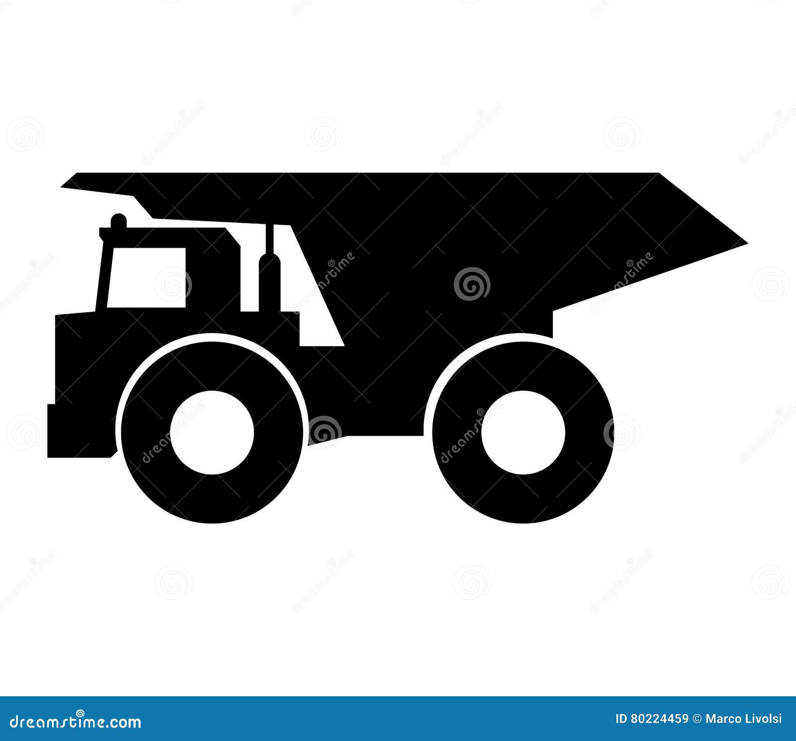 Icona Del Camion Illustrata Illustrazione di Stock - Illustrazione di ...