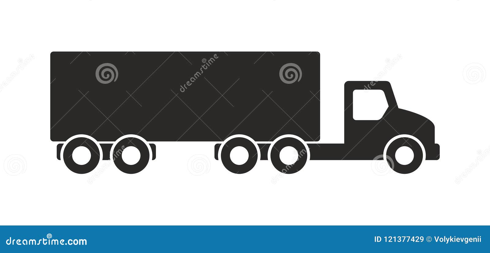 Icona Del Camion, Stile Monocromatico Illustrazione Vettoriale ...