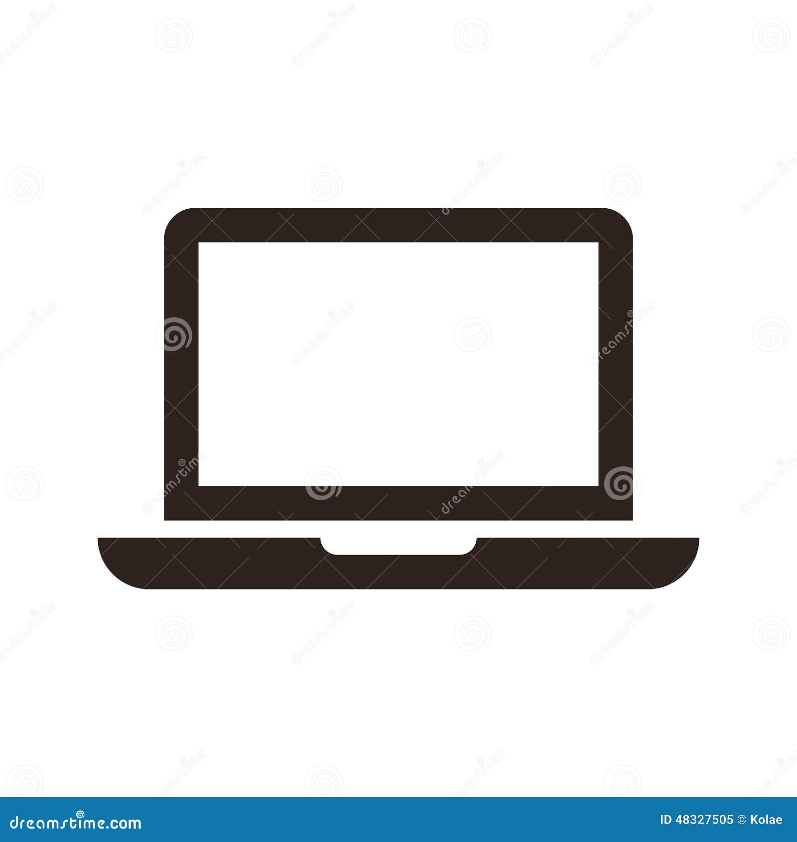 Icona Del Computer Portatile Illustrazione Vettoriale - Illustrazione ...