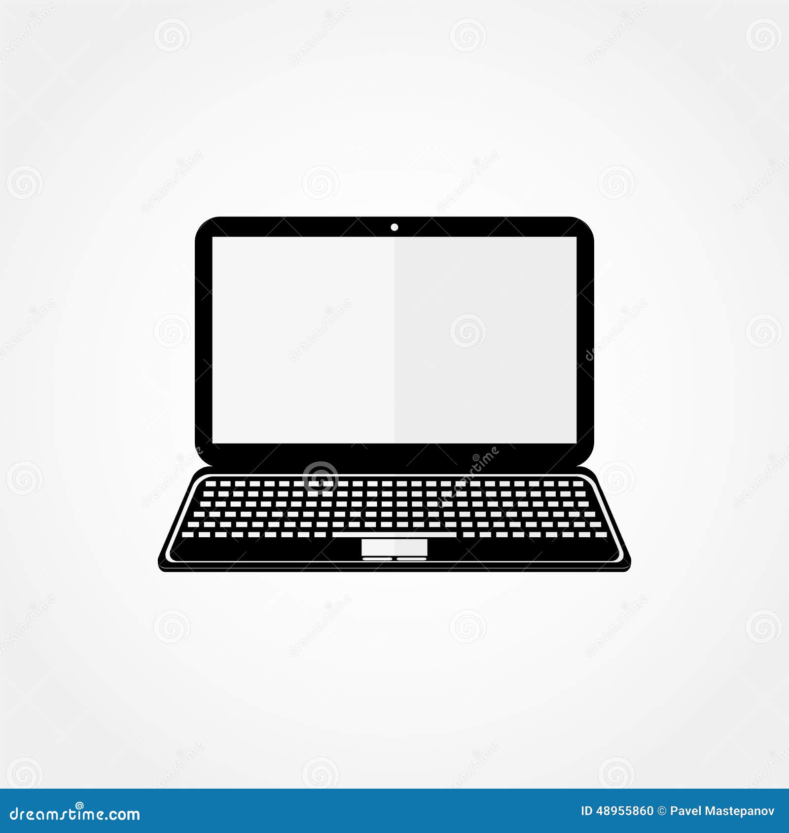 Icona Del Computer Portatile Illustrazione Vettoriale - Illustrazione ...