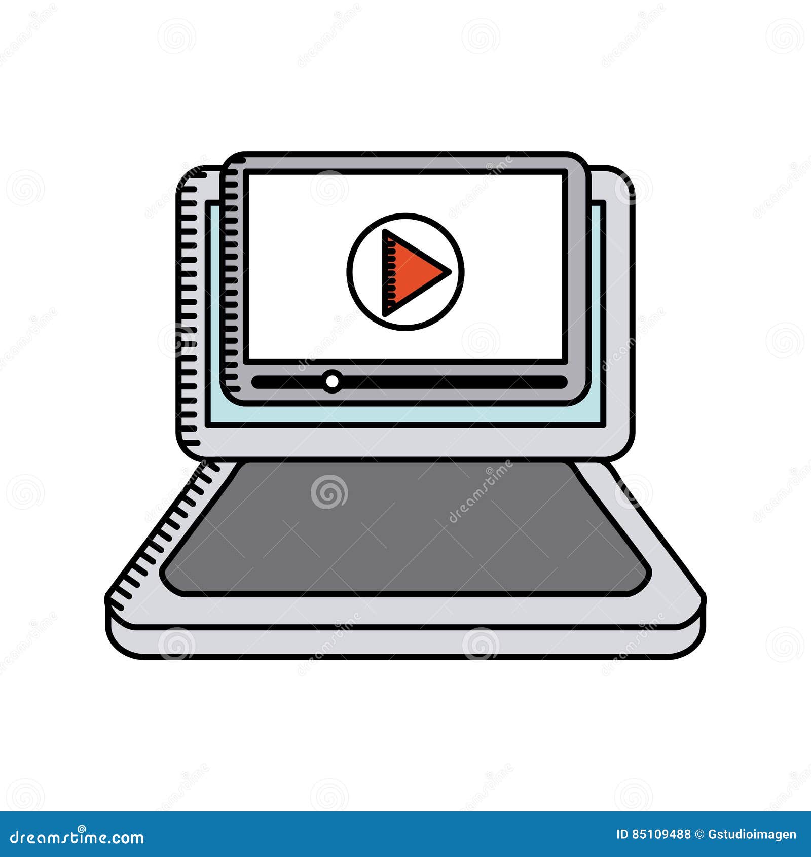 Icona Del Computer Portatile Illustrazione di Stock - Illustrazione di ...