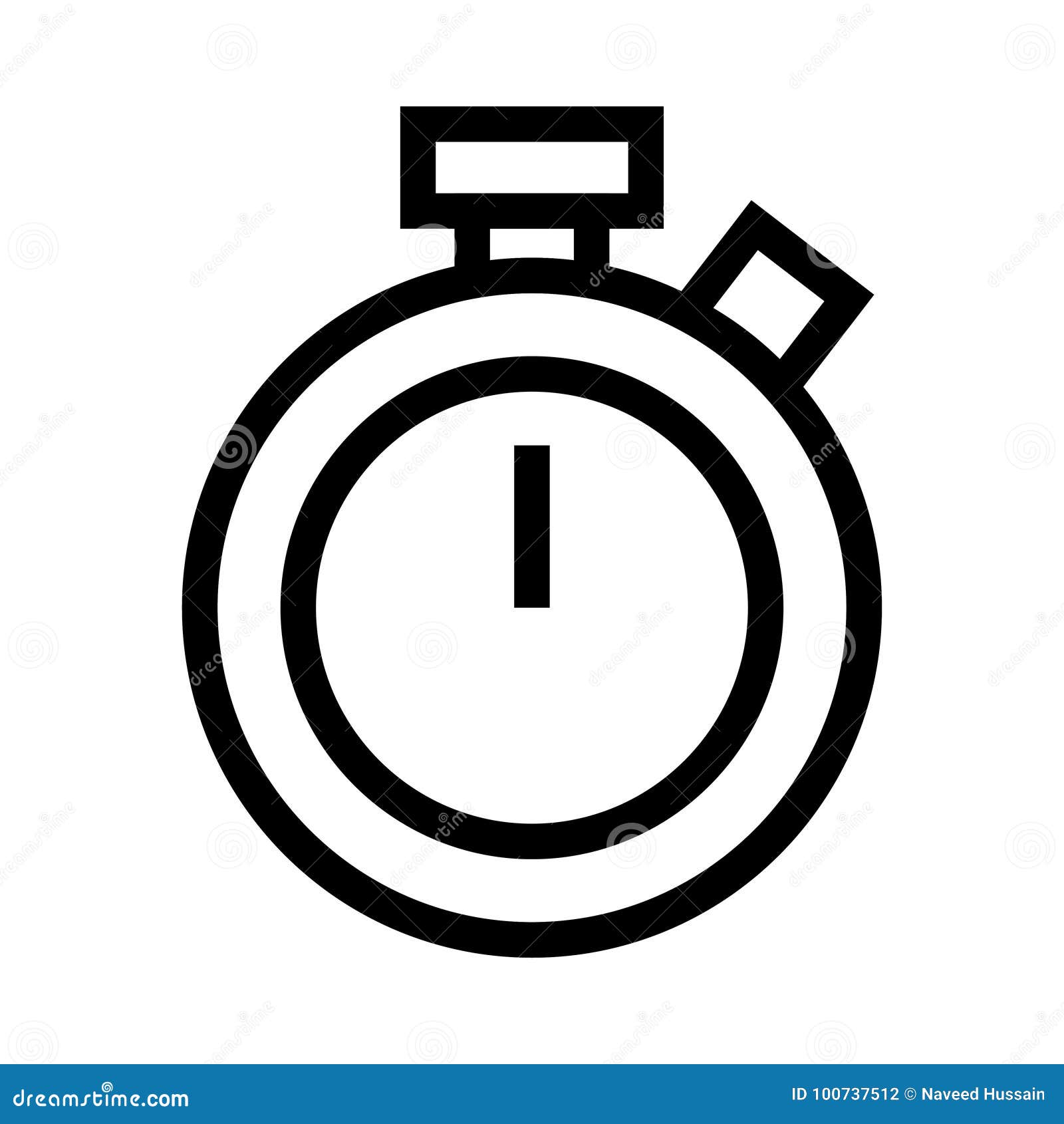 Icona del cronometro illustrazione di stock. Illustrazione di velocità ...
