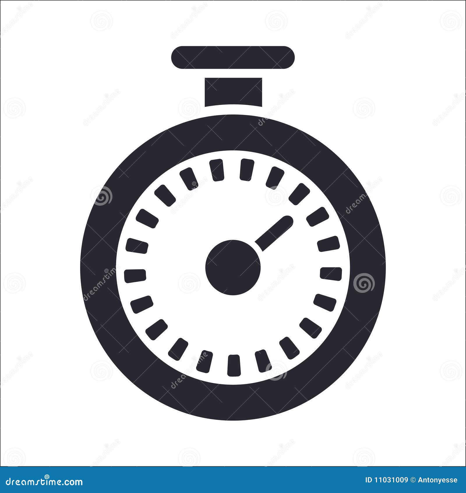 Icona del cronometro illustrazione vettoriale. Illustrazione di lanci ...