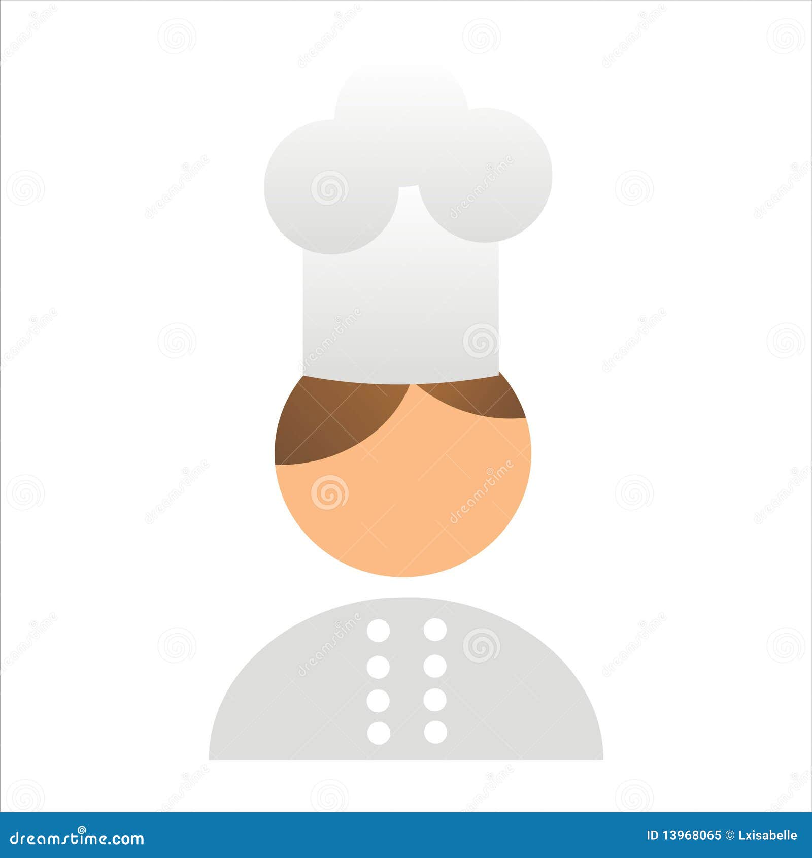 Icona del cuoco unico illustrazione vettoriale. Illustrazione di ...