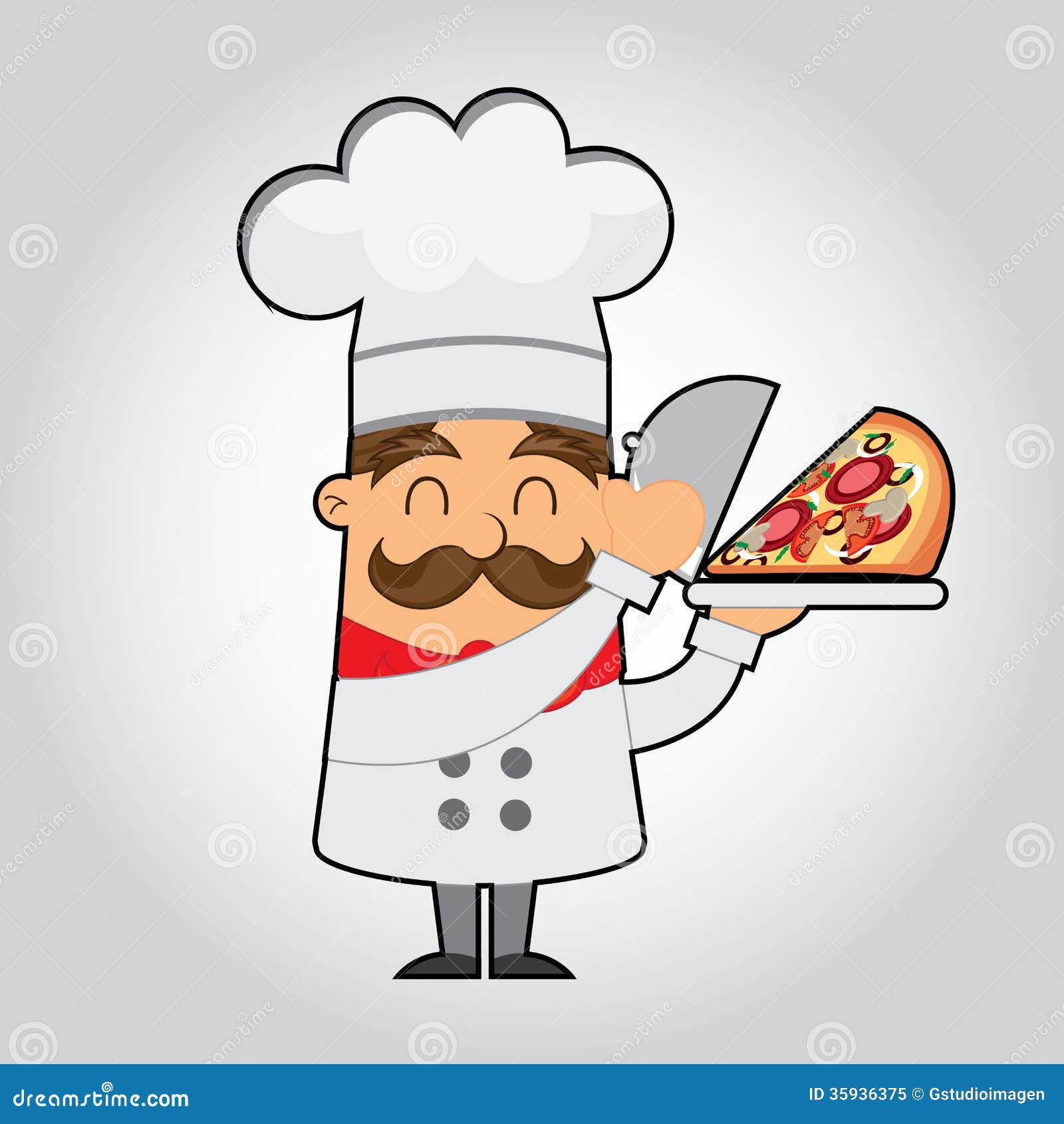 Icona del cuoco unico illustrazione vettoriale. Illustrazione di ...