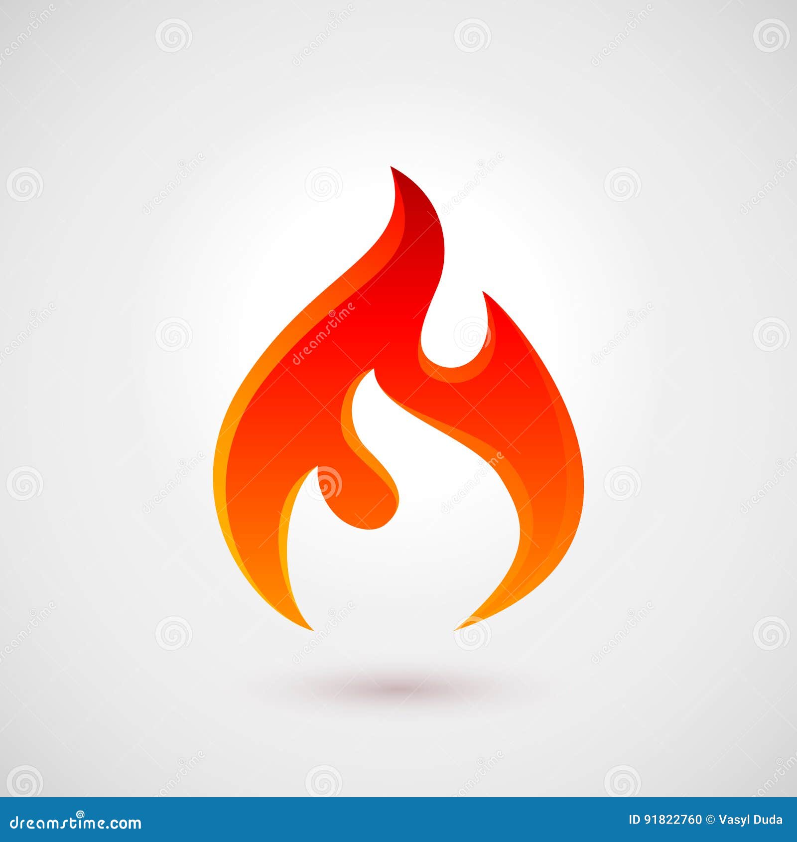 Icona del fuoco illustrazione di stock. Illustrazione di estratto ...