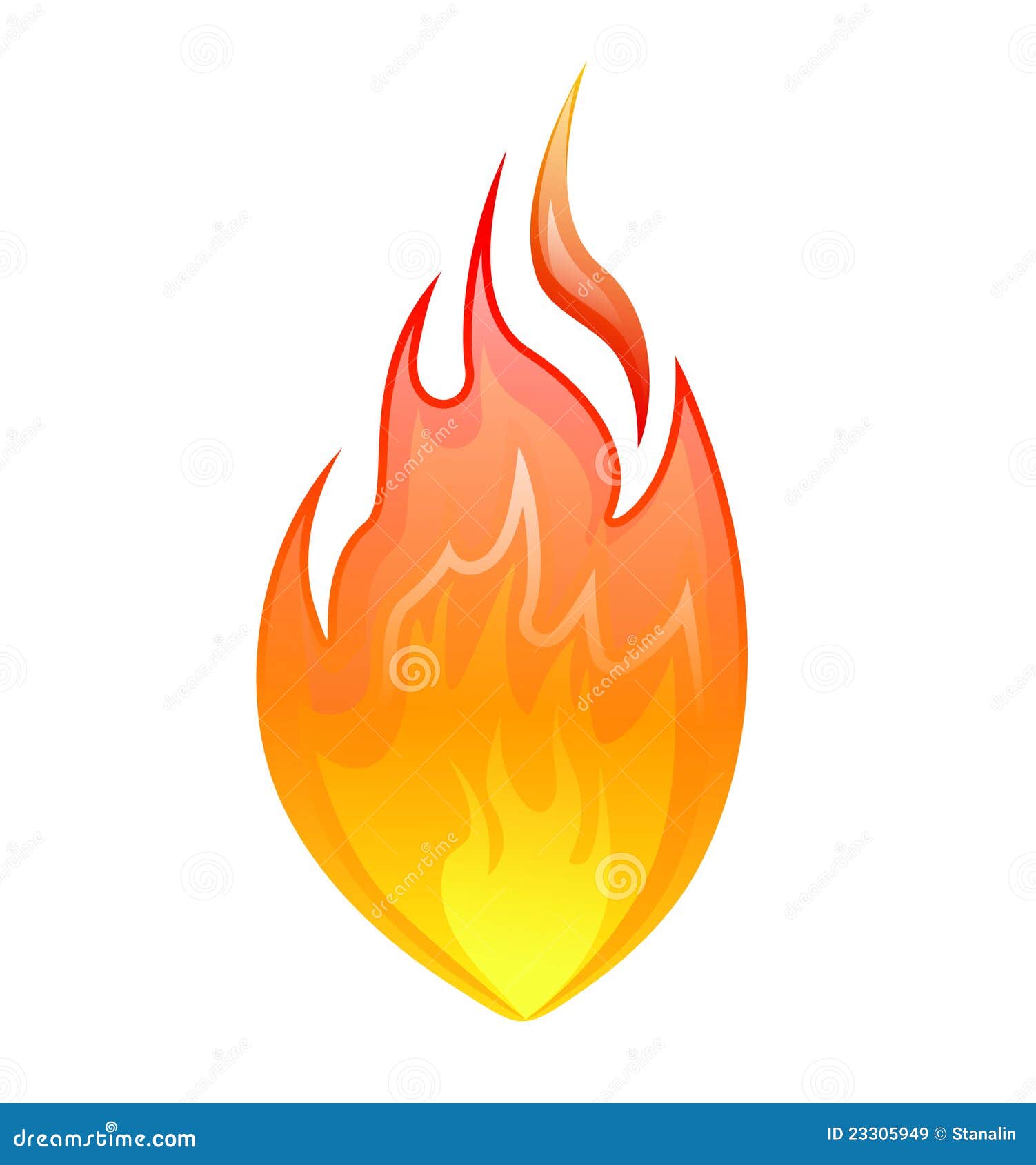 Icona del fuoco - vettore illustrazione vettoriale. Illustrazione di ...