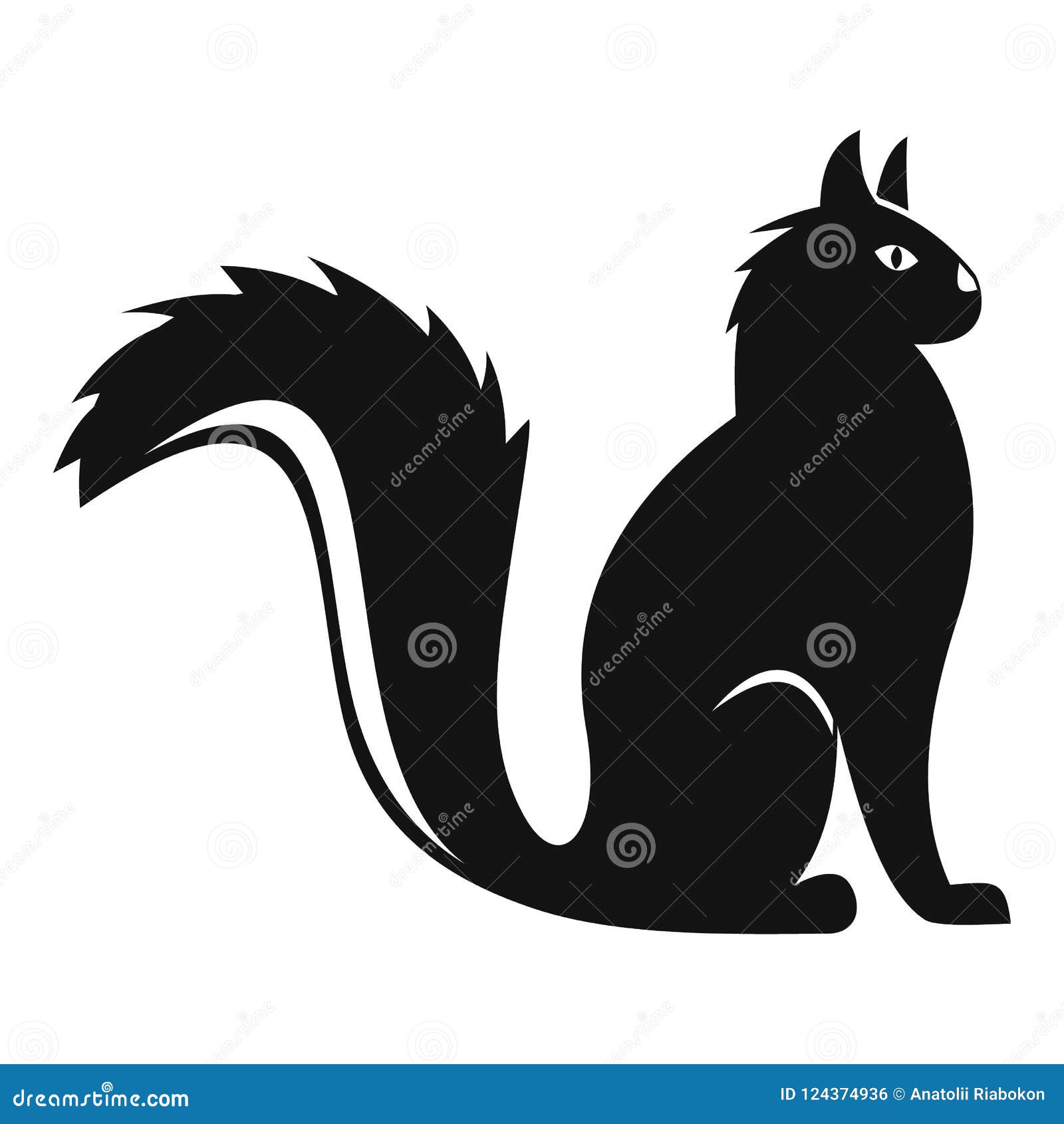 Icona Del Gatto, Stile Semplice Illustrazione di Stock - Illustrazione ...