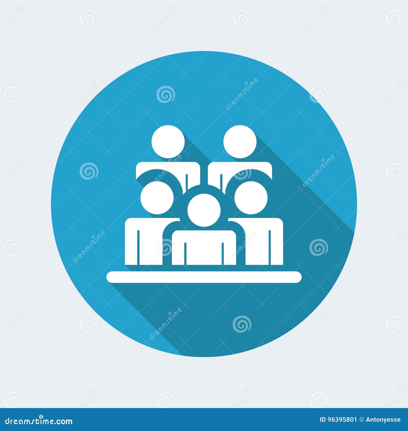 Icona Del Gruppo Della Gente Illustrazione Vettoriale - Illustrazione ...