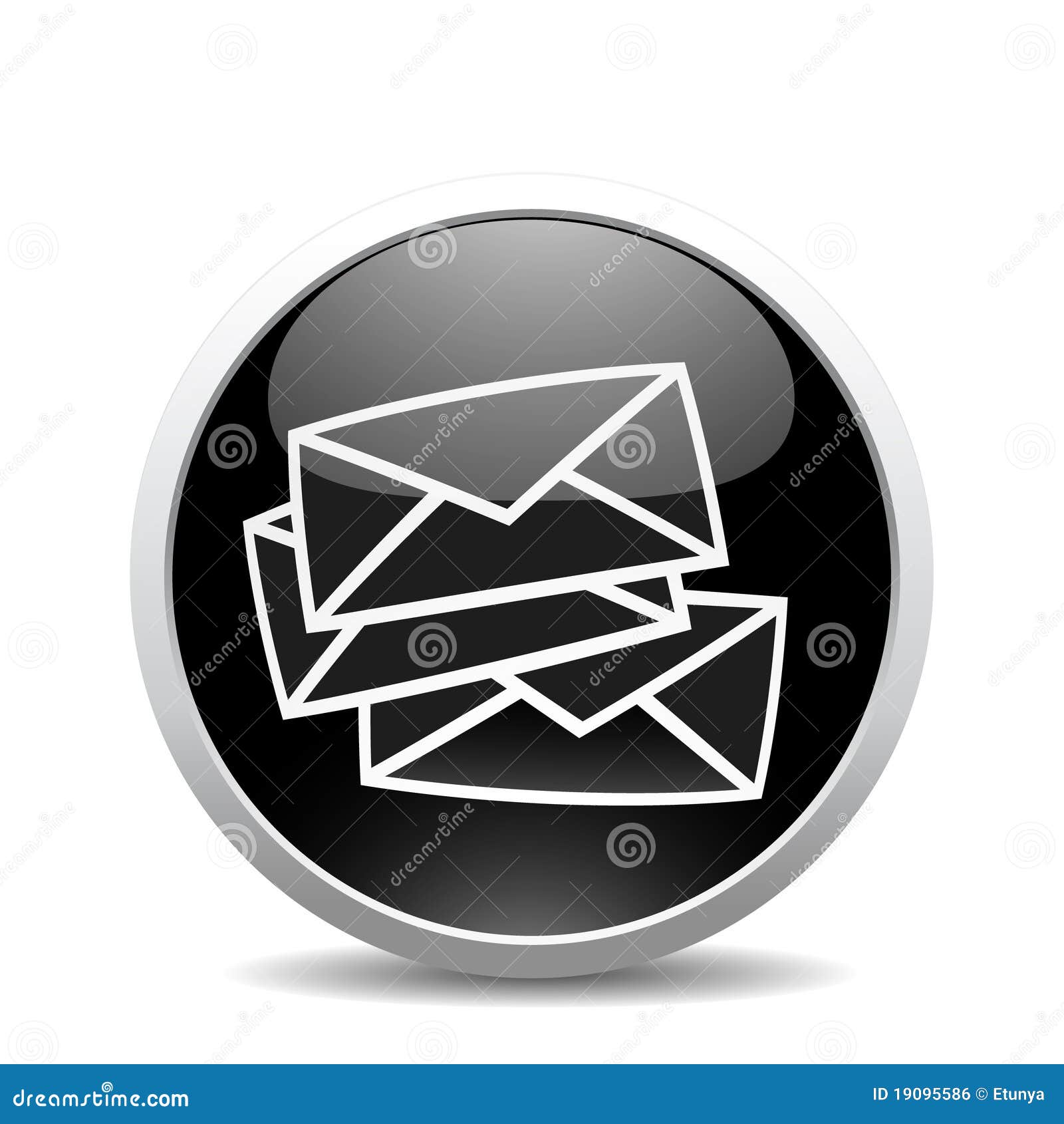 Icona Del Internet Della Posta Di E Illustrazione Vettoriale ...