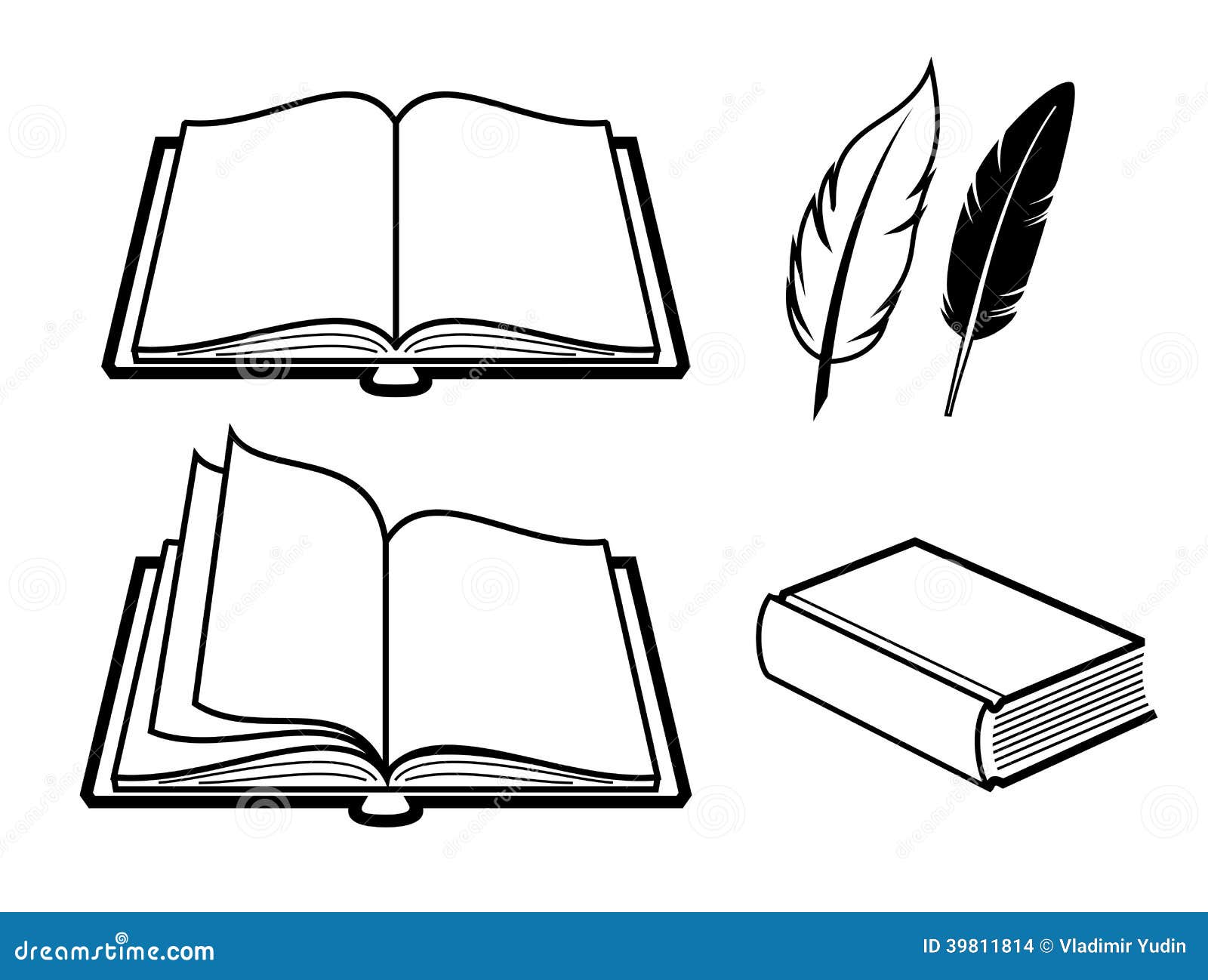 Icona del libro illustrazione vettoriale. Illustrazione di grafico ...